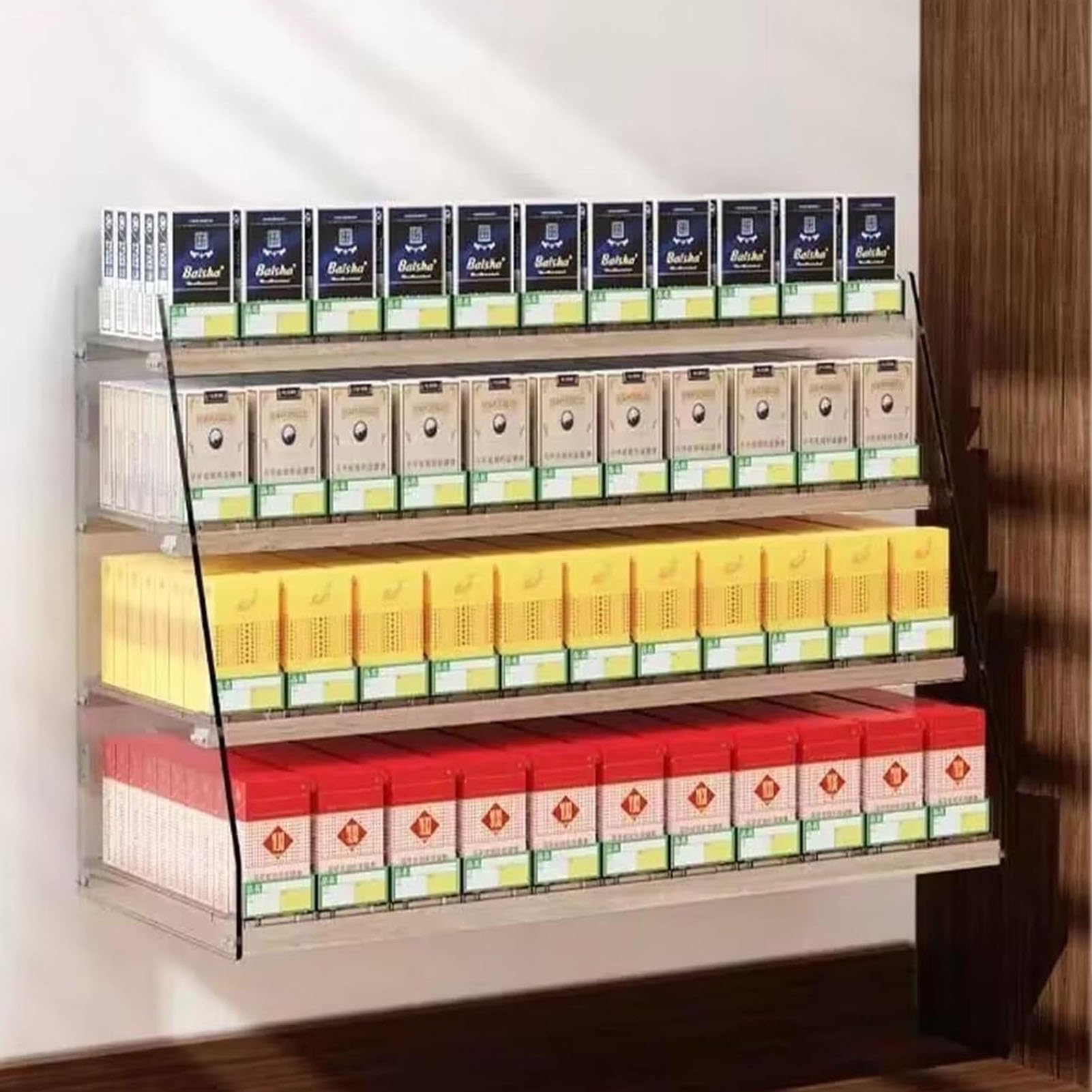 Amazon.com: Cigarette Showcases Display Rack, Wall Mounted Cigarette ...