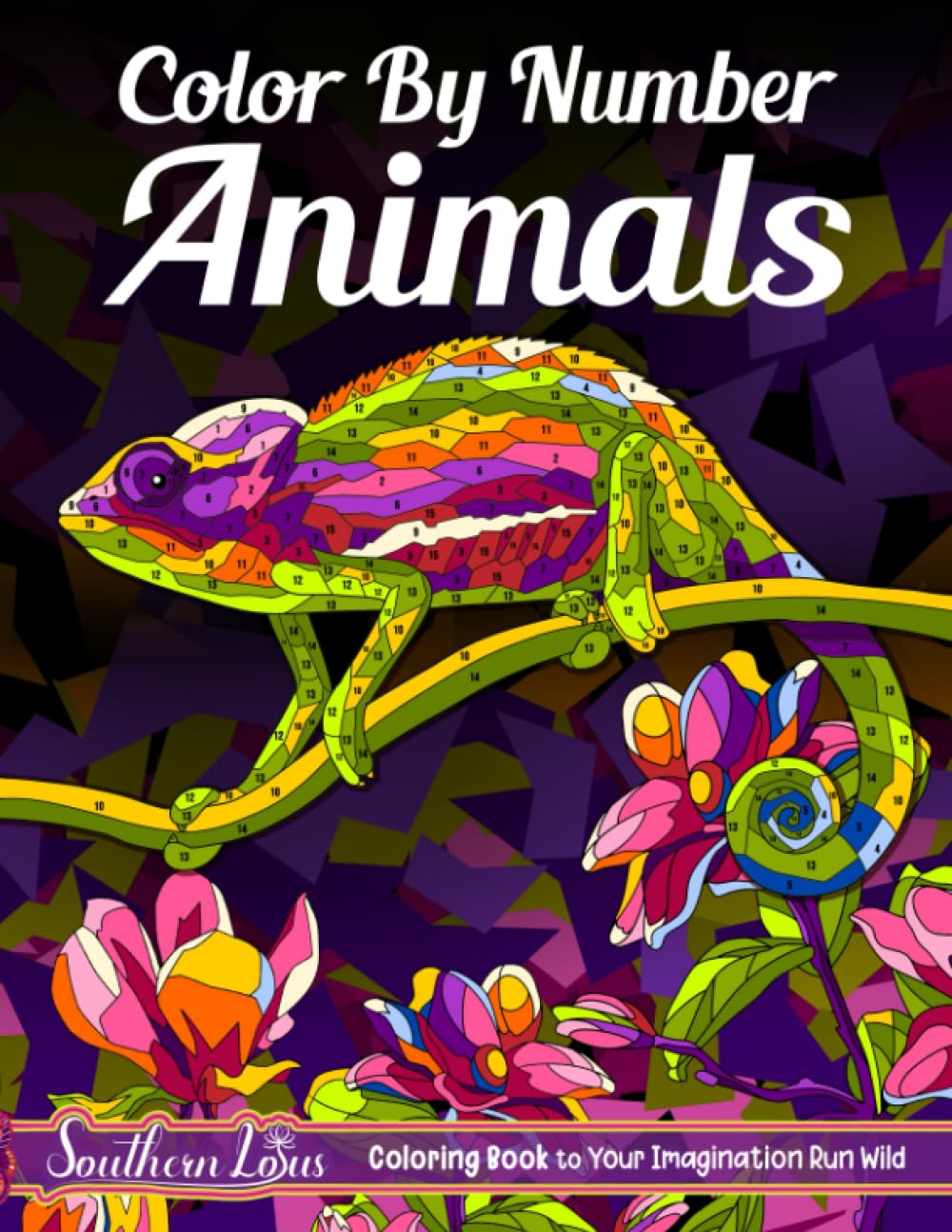 Color by Number Animals: Large Print Animal Coloring Books for Adults ...