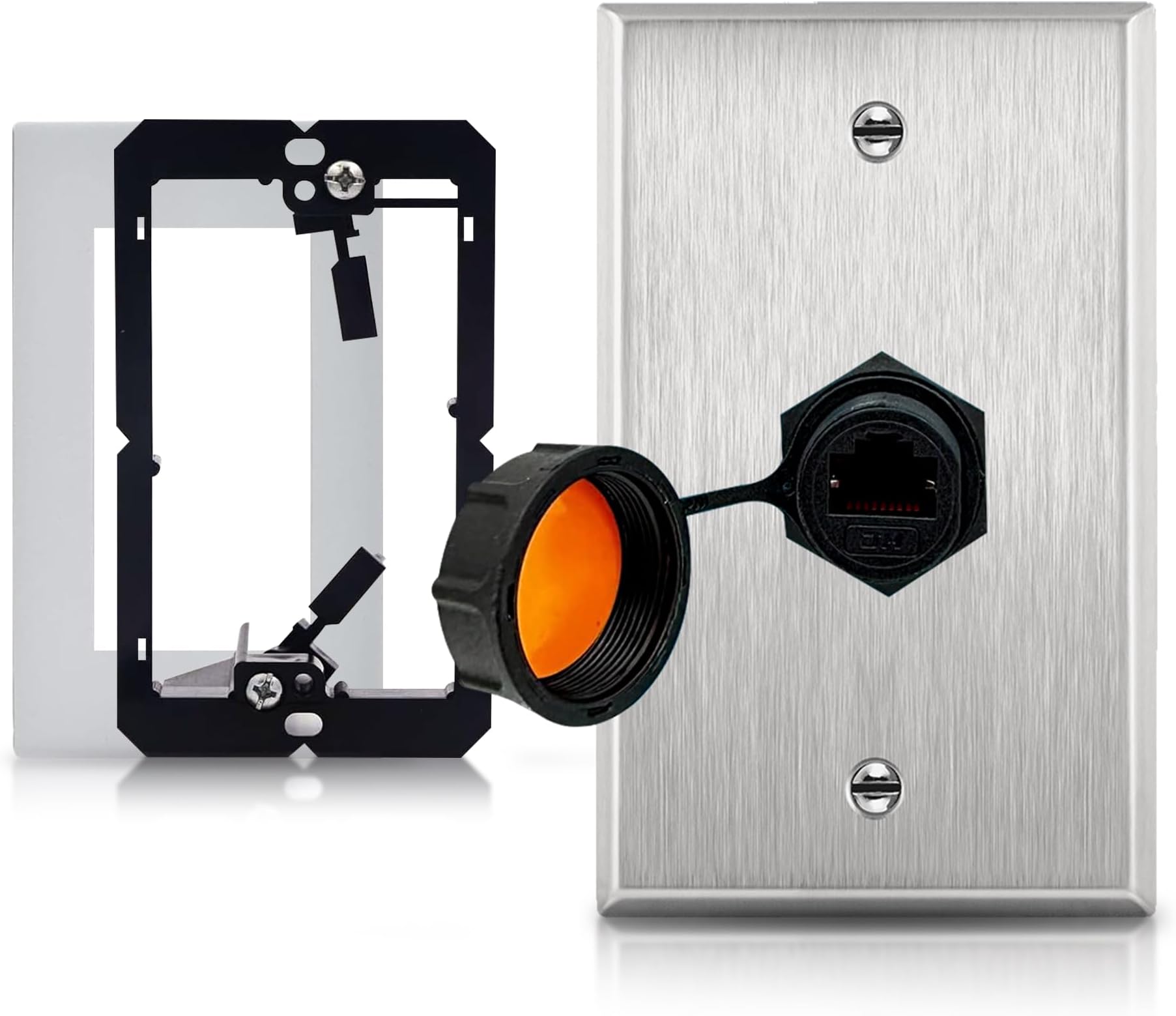 Amazon.com: DIYTECH Outdoor Ethernet Wall Plate, Outdoor Ethernet Box ...