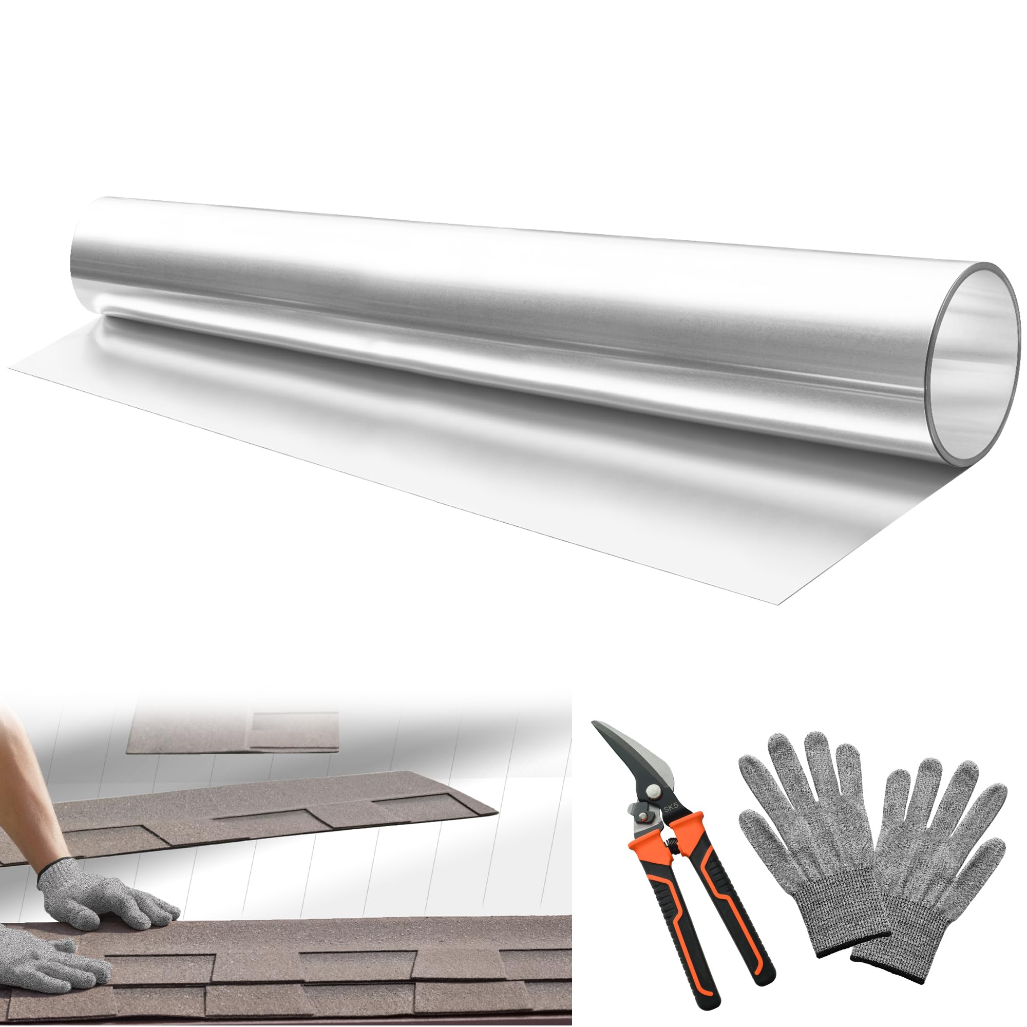 Snapklik.com : 40 X 50 Aluminum Flashing Roll, 0.3mm Thickness Metal ...