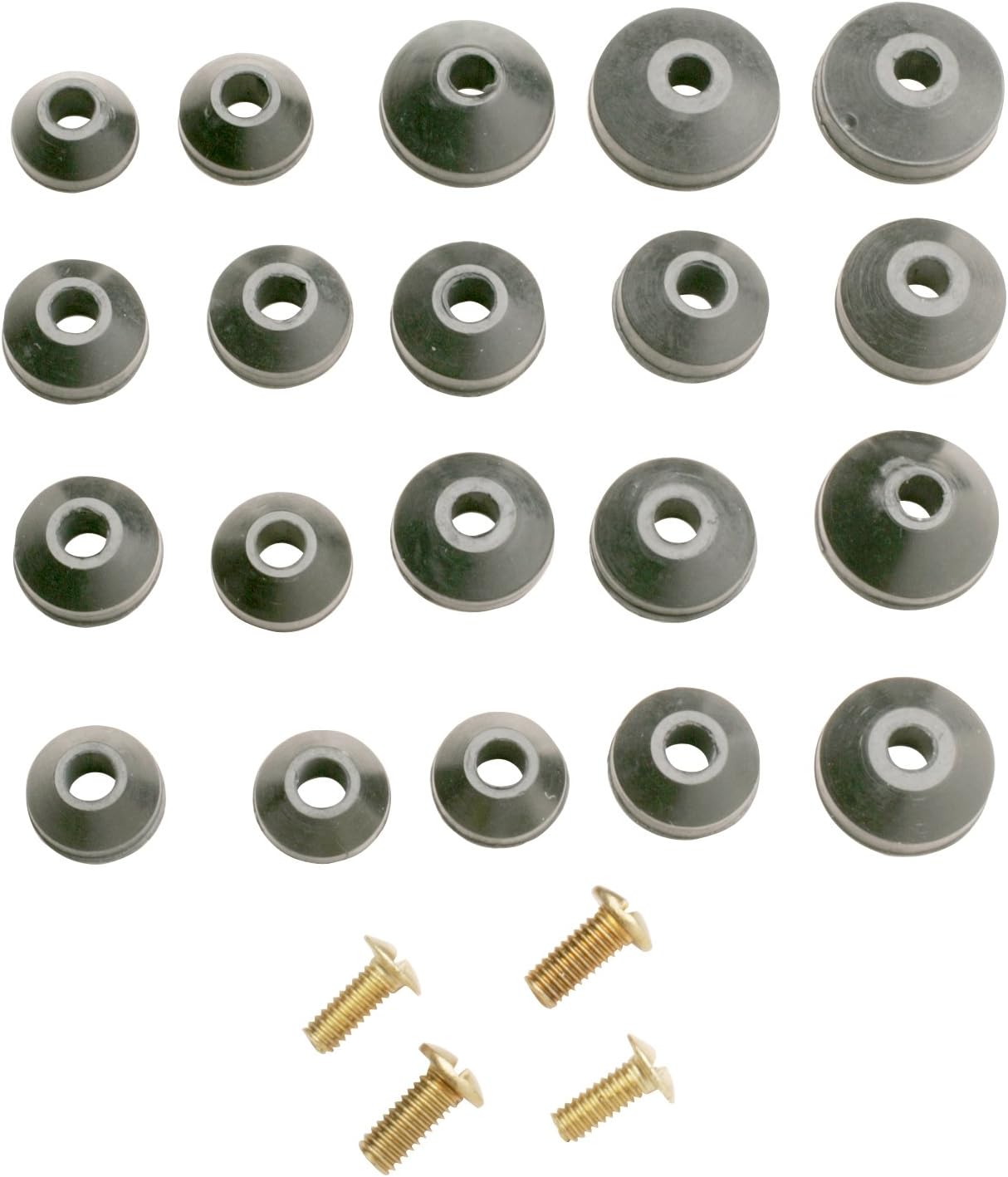 Plumb Pak PP20521 PlumPak Beveled Faucet Washer Assortment, Rubber, 3-1 ...