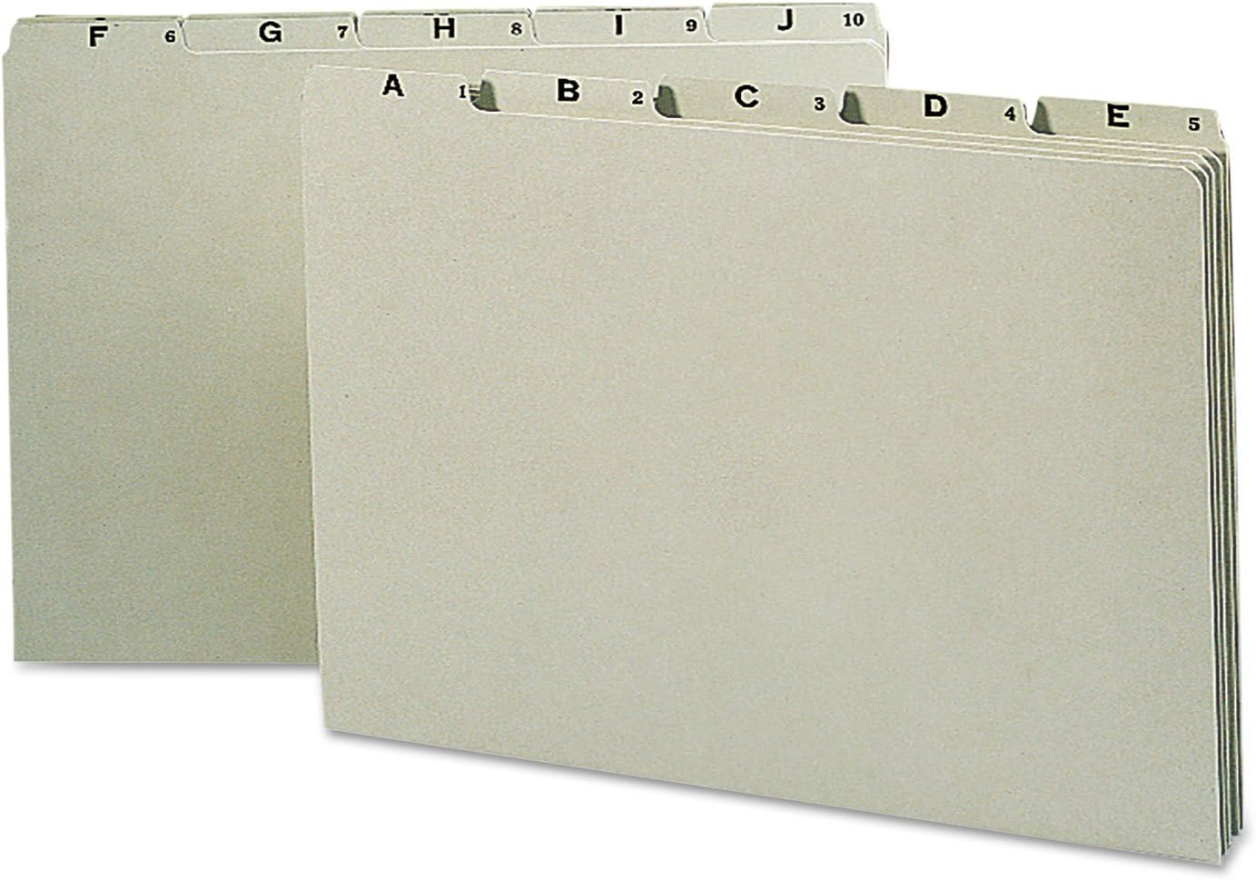 Amazon.com : Pendaflex PN1025 A-Z Top Tab Recycled File Guides, 25 pt ...