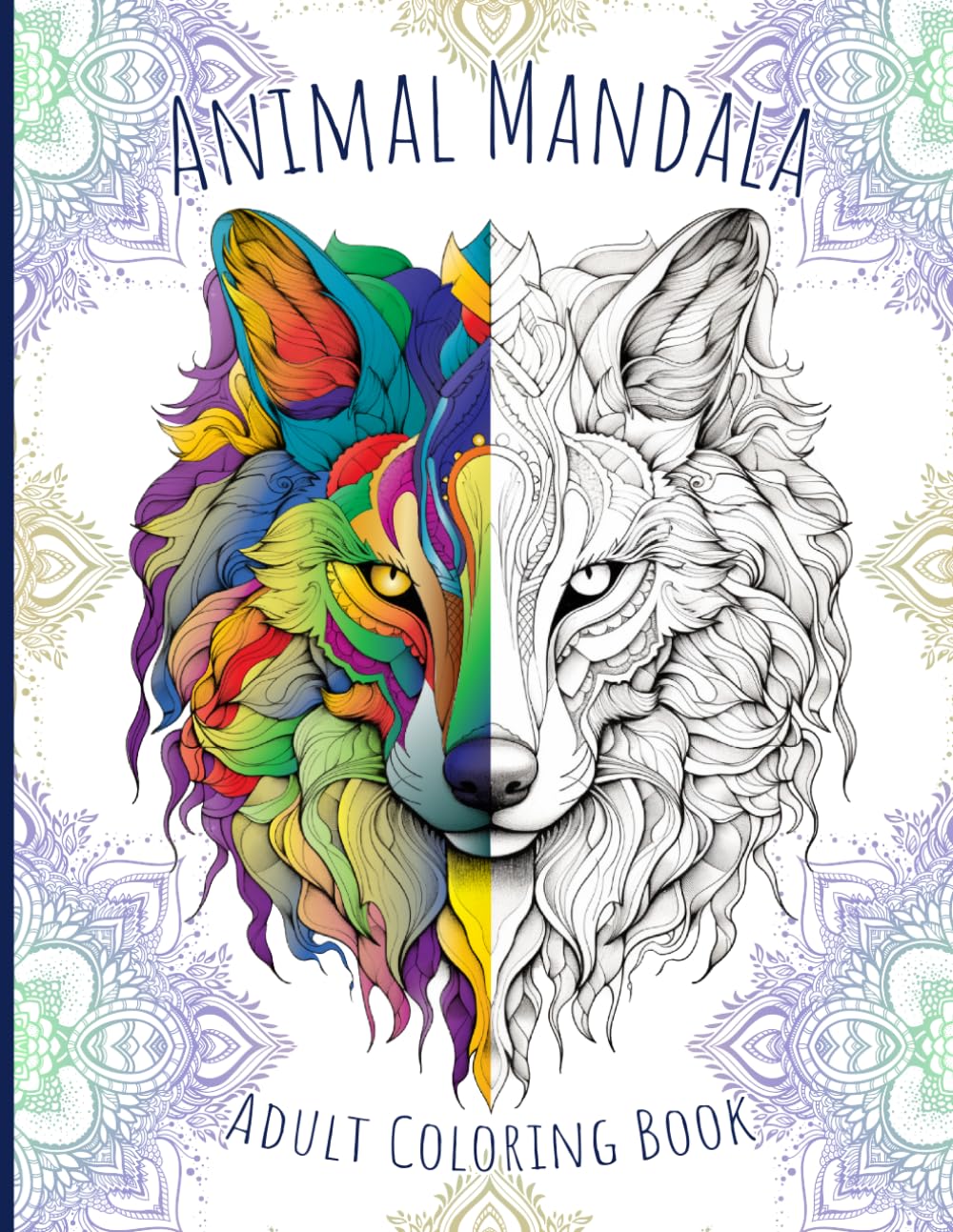 Amazon.com: Mindfulness Animal Mandala Coloring Book for Adults Nature ...