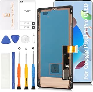 Amazon.com: Olivechard OLED for Google Pixel 7 Pro 6.7" Display Screen +Frame (Fingerprint Cable ...