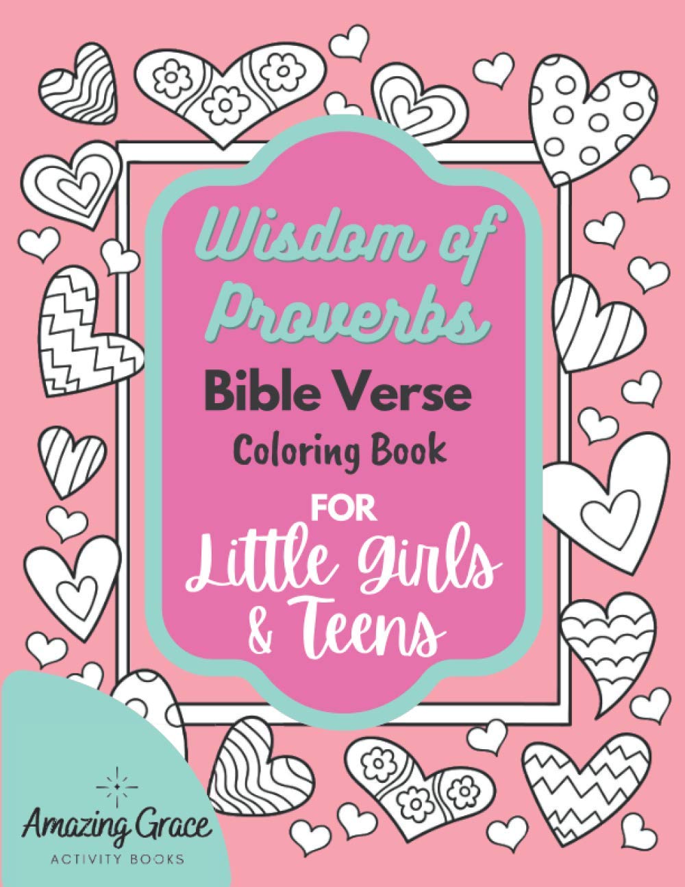 Buy Wisdom of Proverbs Bible Verse Coloring Book for Little Girls ...