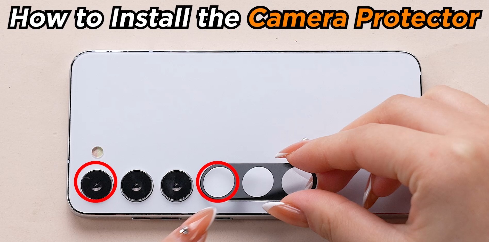 Watch How to Install the Screen Protector & Camera Lens Protector on ...