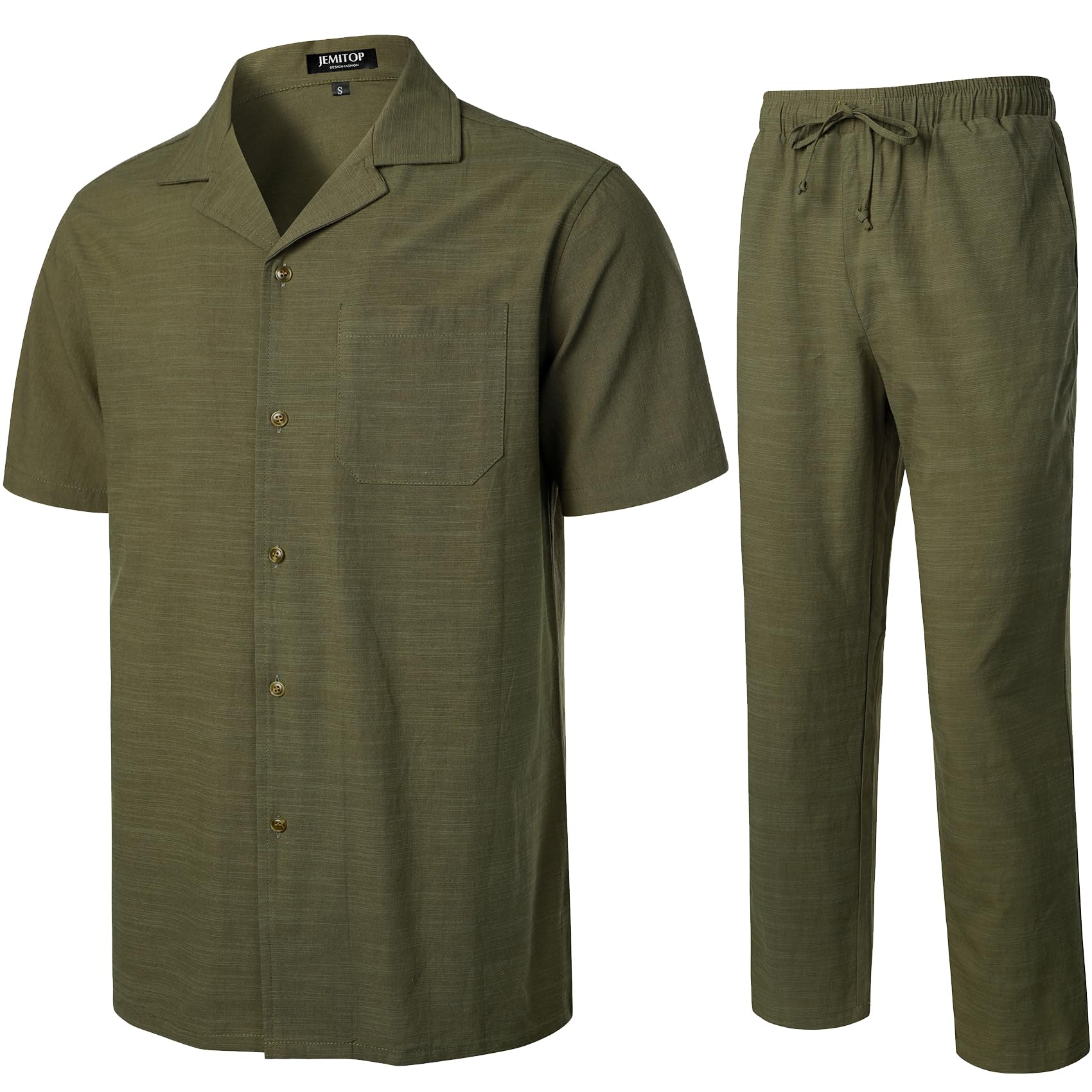 Snapklik.com : Mens 2 Piece Outfits Summer Relaxed Fit Walking Suit ...