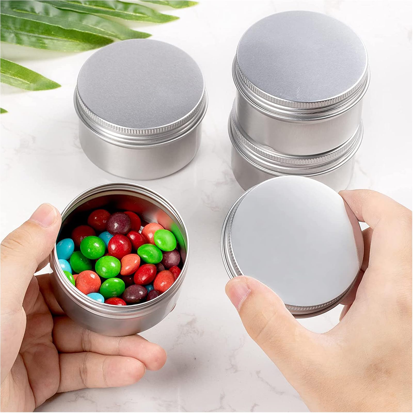 Large Round Metal Containers Joy Tall Round Tin Container With Handle