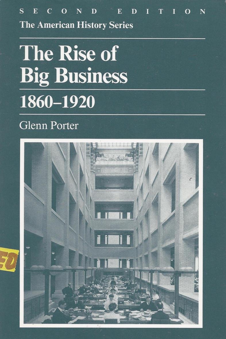 Amazon.com: The Rise of Big Business, 1860-1920 (American History ...