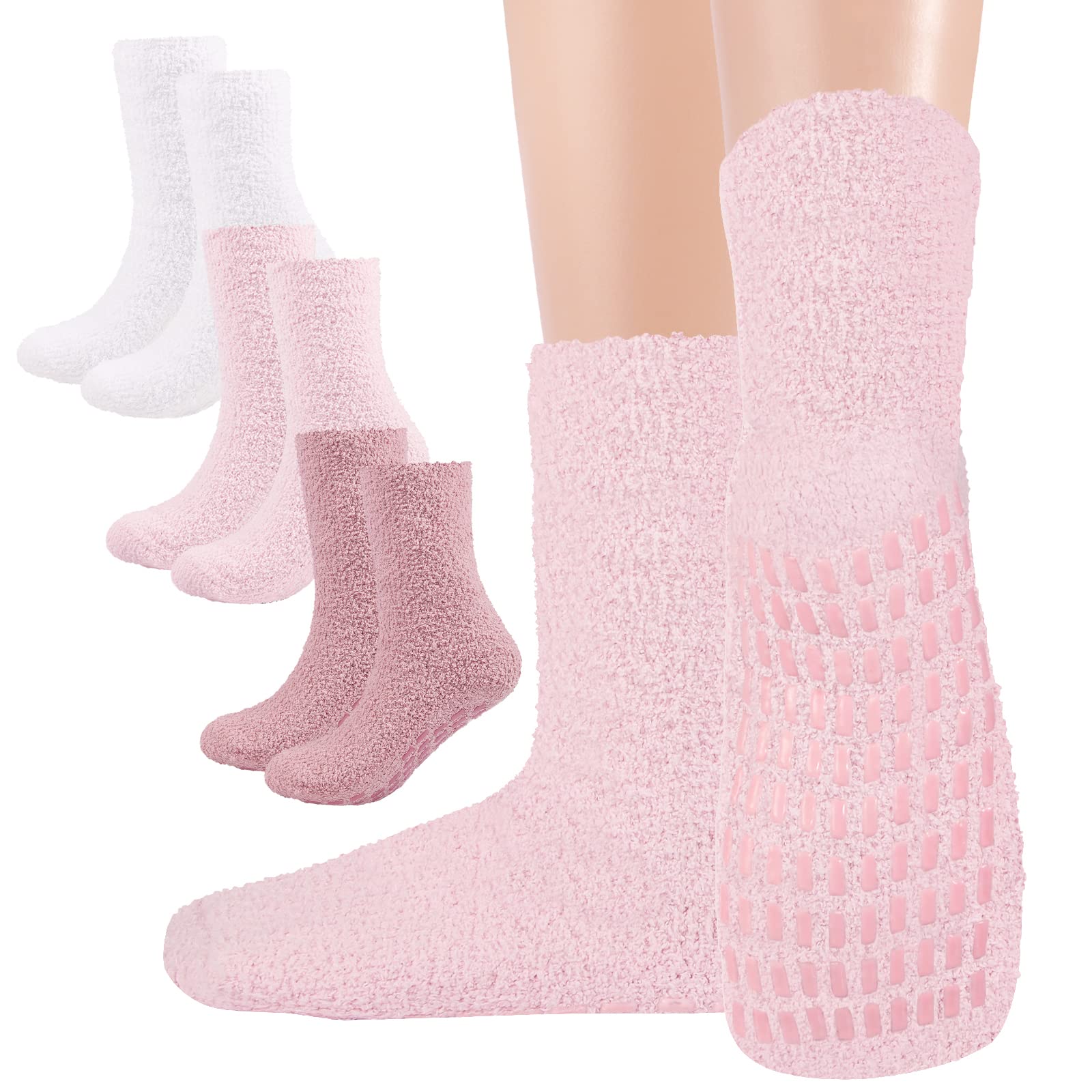 Fuzzy Socks Women Winter Warm Slipper Socks Men Cozy Thick Soft Fluffy ...
