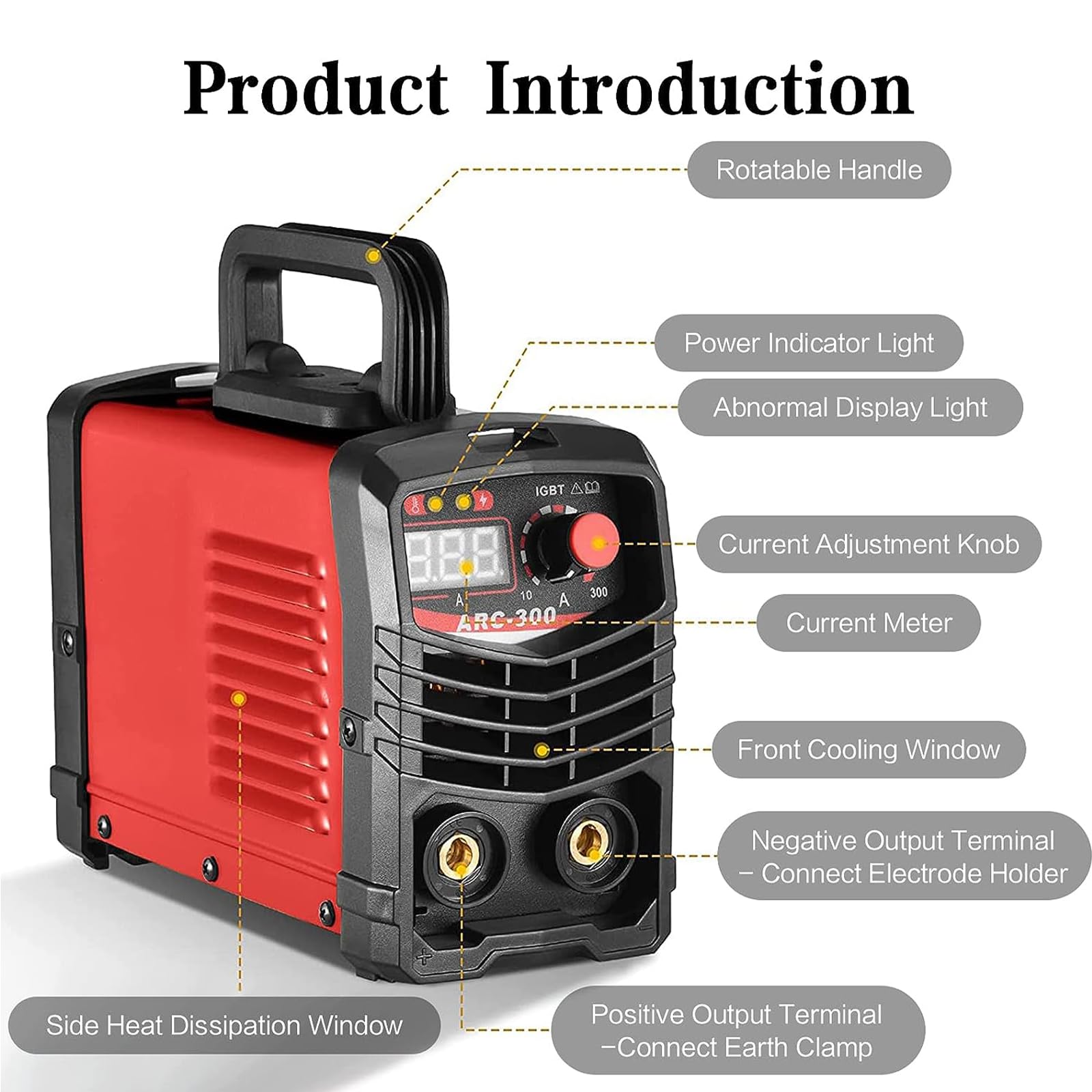 Snapklik.com : Welding Machine 110V, 300A ARC Portable IGBT Welding Machine