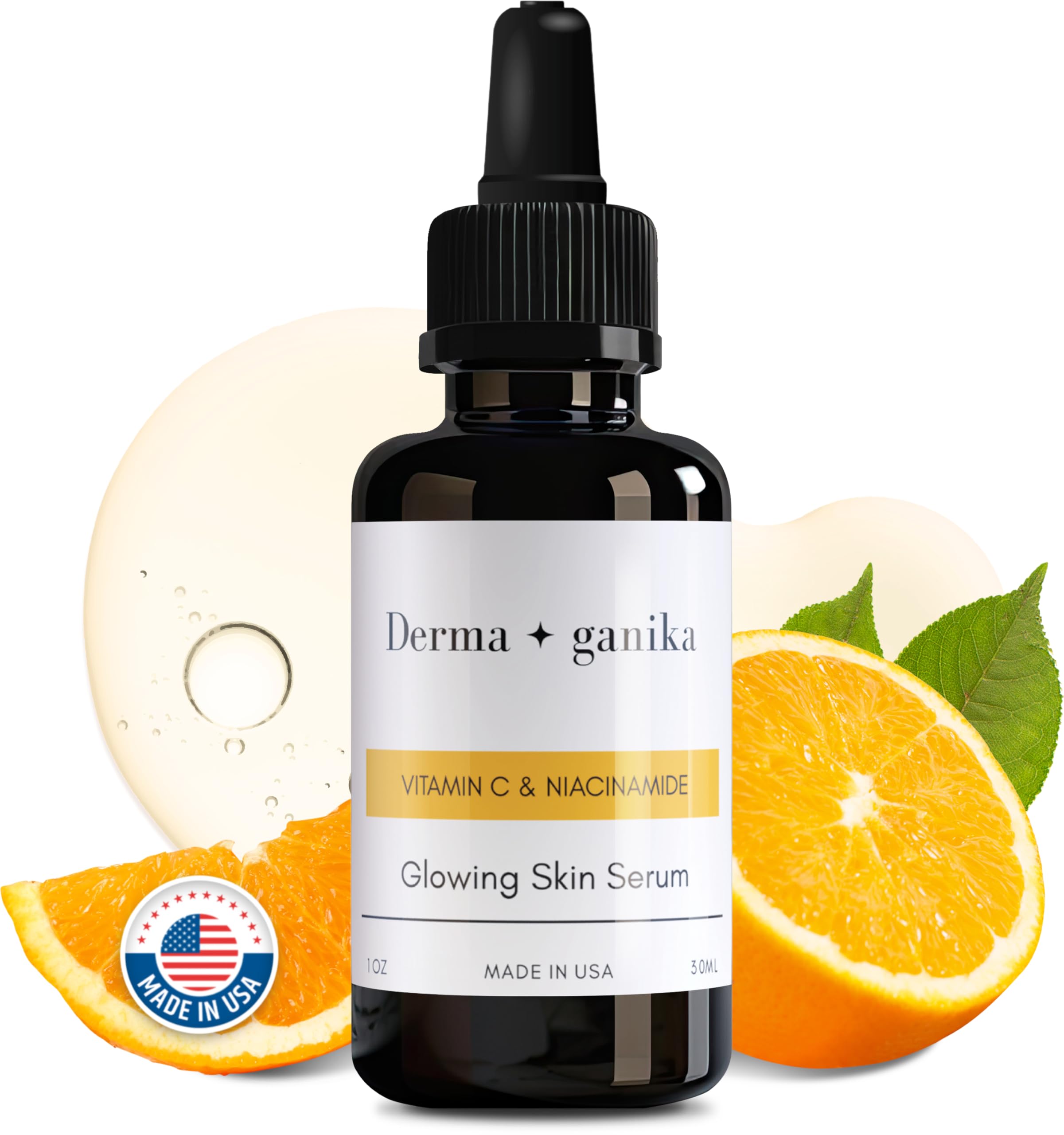 Amazon.com: Derma ganika Vitamin C & Niacinamide Serum - Made in USA ...