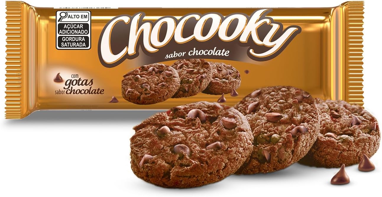 Biscoito Chocooky Cookie de Chocolate 120g : Amazon.com.br: Alimentos e ...