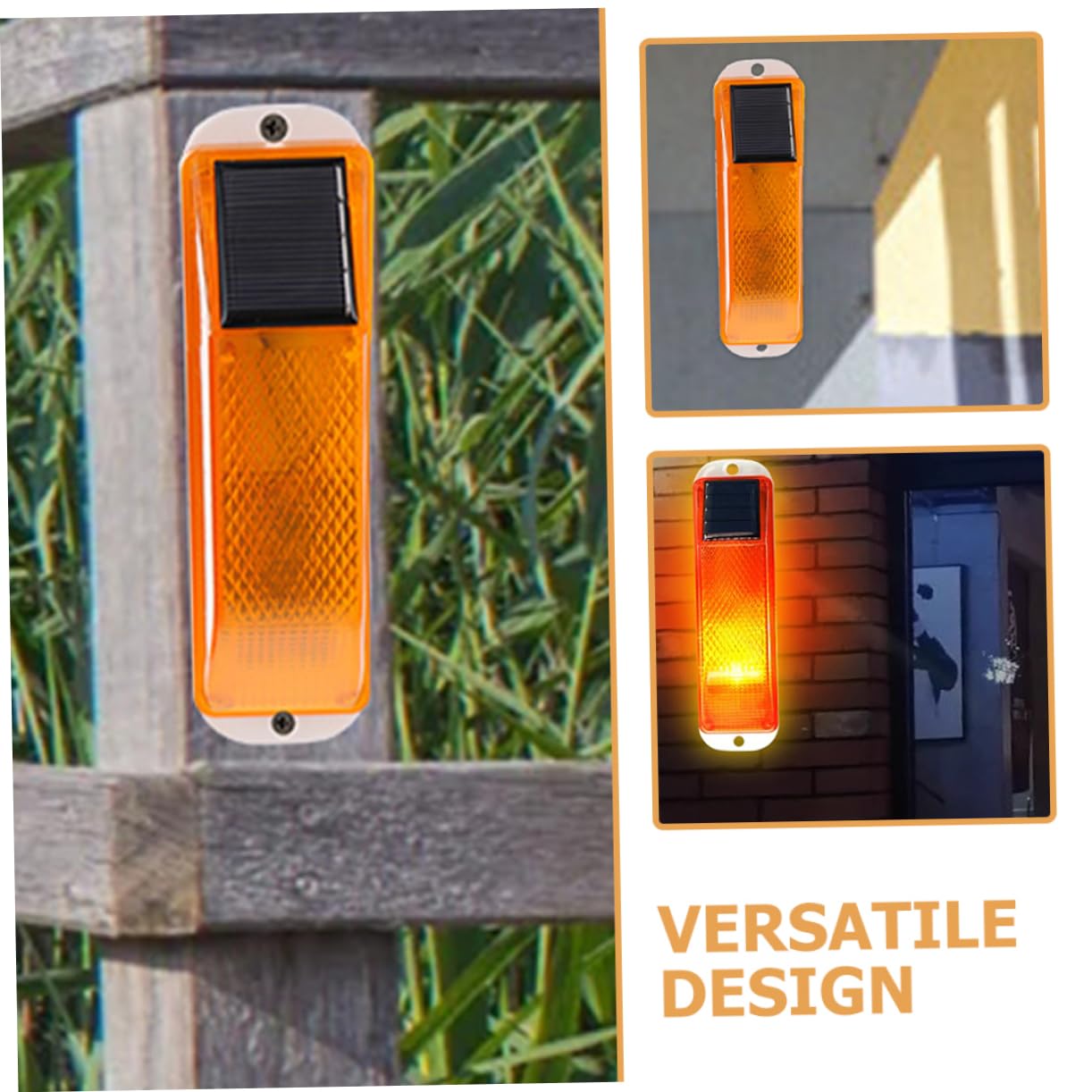 Snapklik.com : 10pcs Solar Warning Flashing Caution Lamps For Garden ...