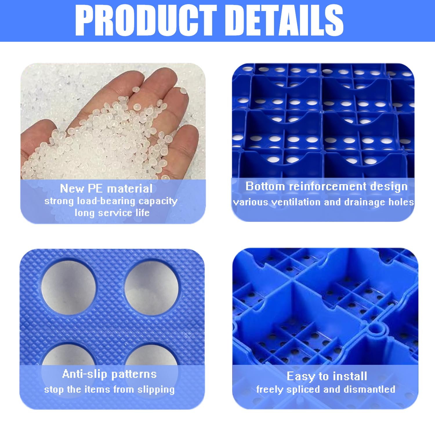 Snapklik.com : Plastic Pallets, Plastic Pallets For Basement Storage ...