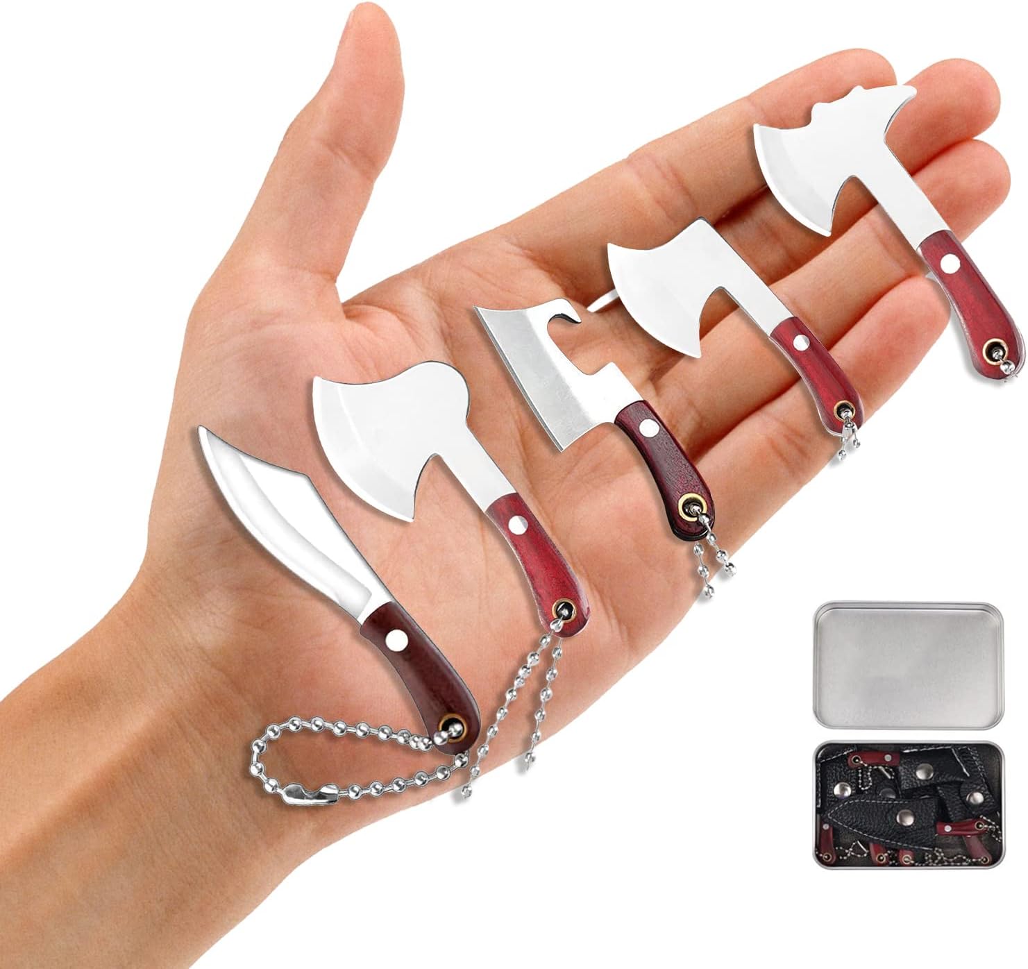 Amazon.com: Damascus Mini Knife Set for Package Opener Box Cutter ...