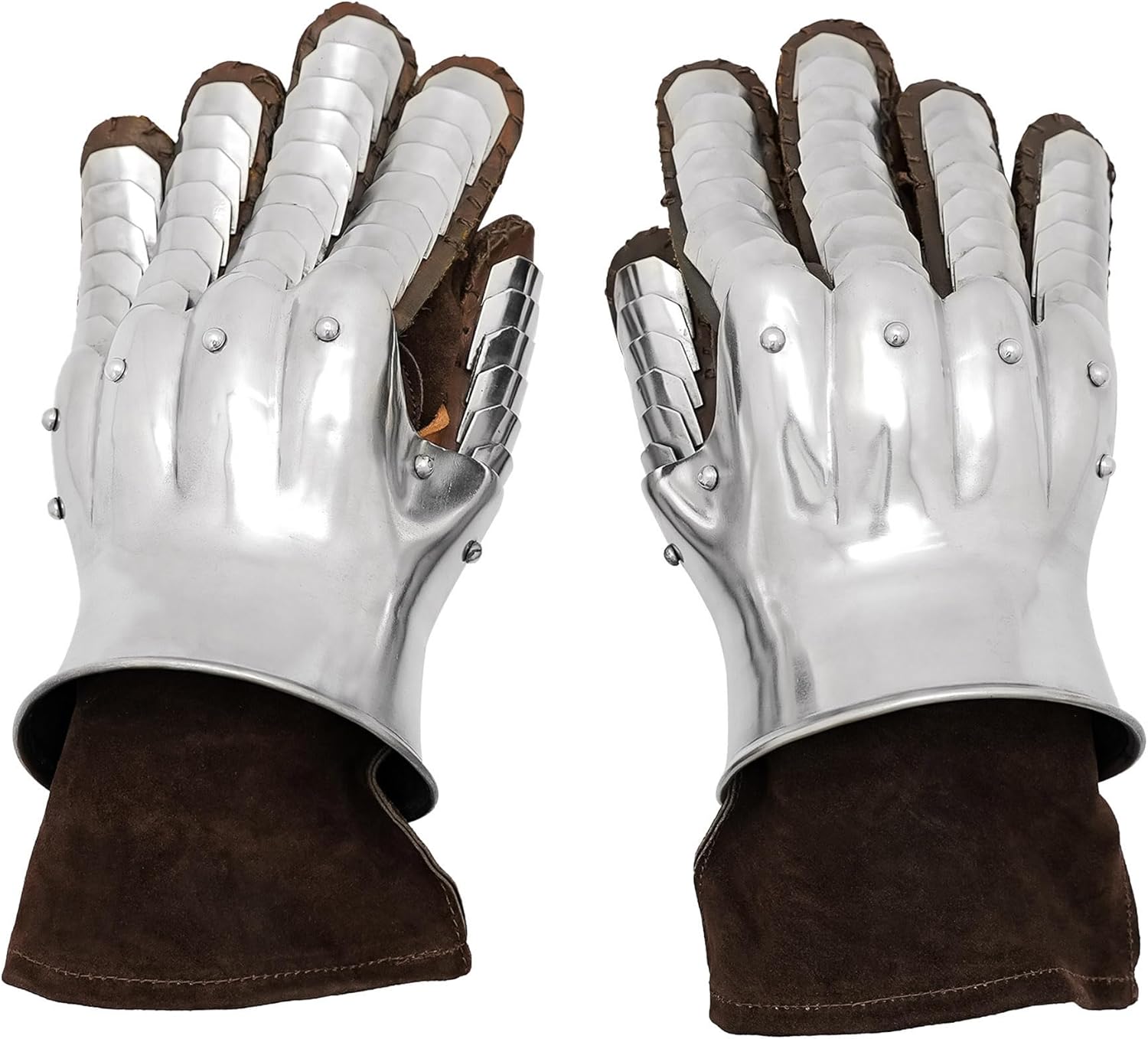 Amazon.com: House of Warfare Medieval Steel Gauntlets 20 Gauge – Knight ...