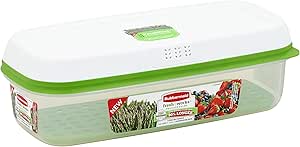 Amazon.com: Rubbermaid FreshWorks - Recipiente para guardar alimentos ...