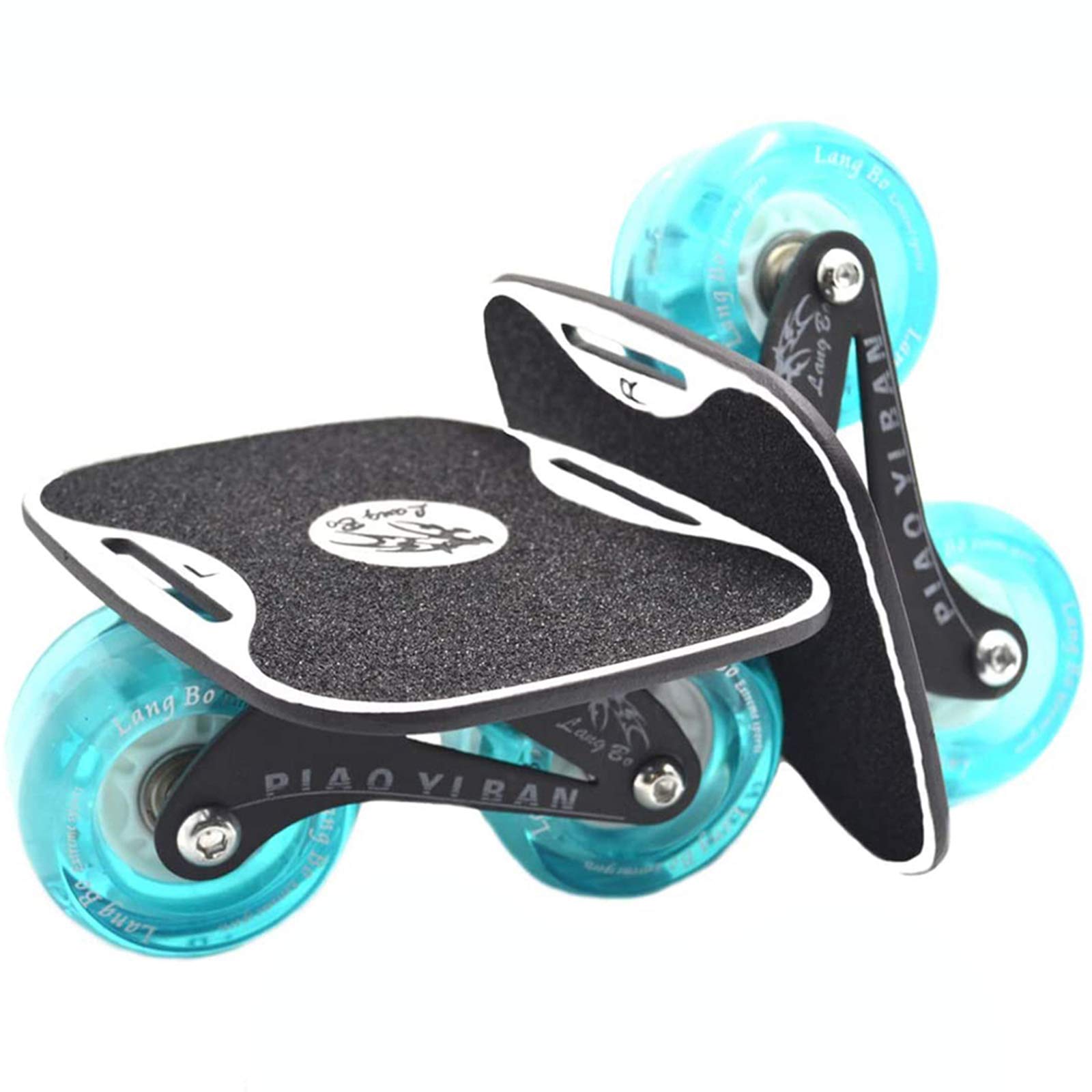 Amazon.com : PowerRider Drift Skates Split Skateboard Portable Roller ...