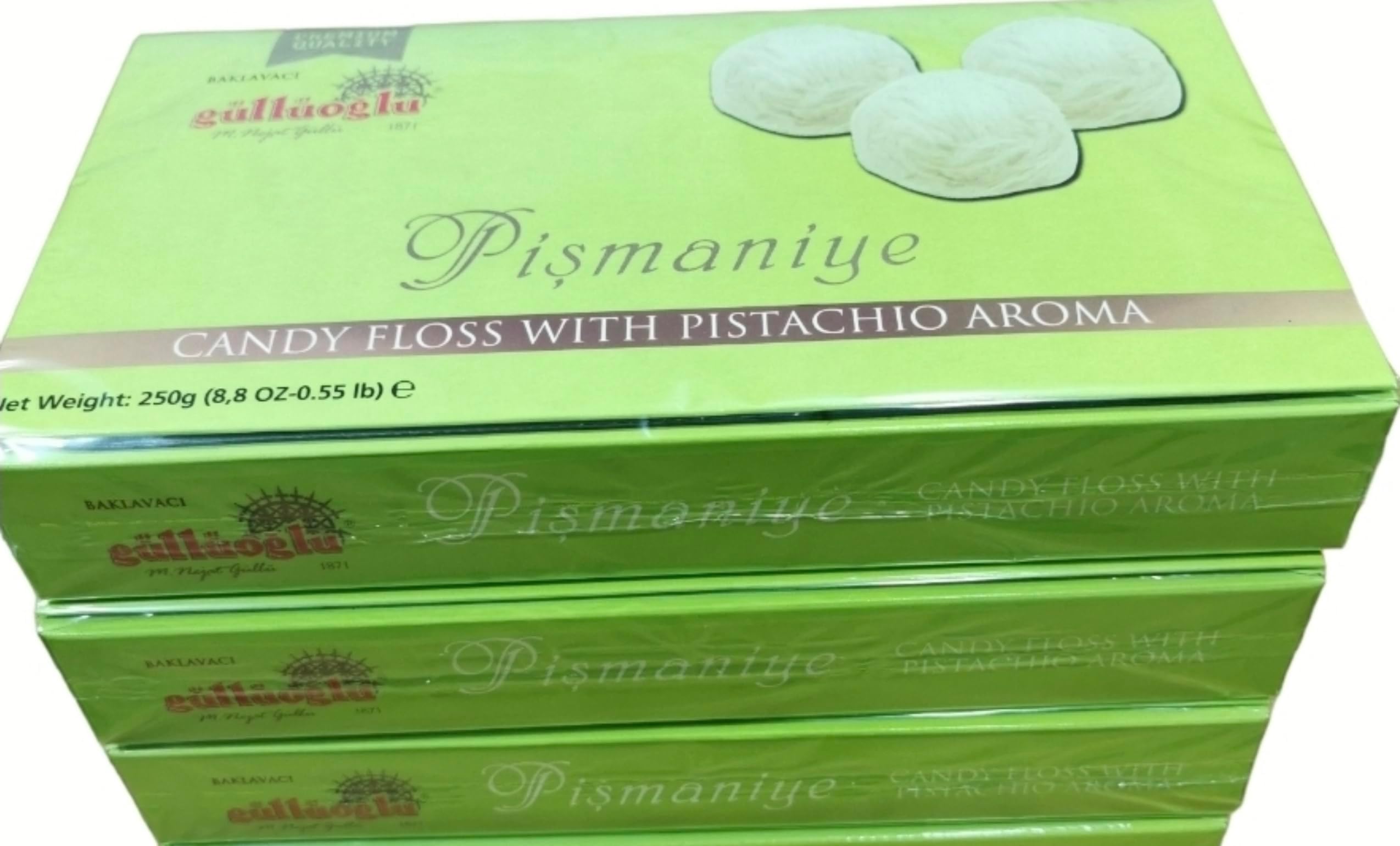 Amazon.com : Sepetcioglu Turkish Cotton Candy Pismaniye Sweet - Vanilla ...