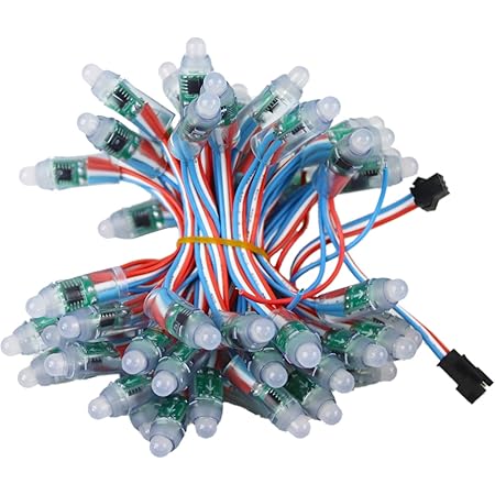 Amazon.com: Rextin WS2811 Pixels Digital Addressable LED String Lights ...