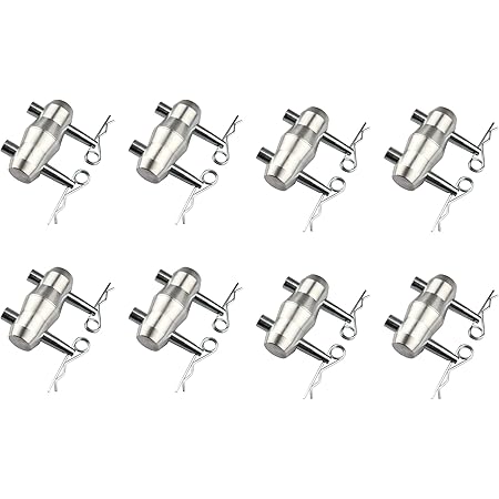 Amazon.com: 44 Pcs Conical Couplers with Body Safety Clips Pins for ...