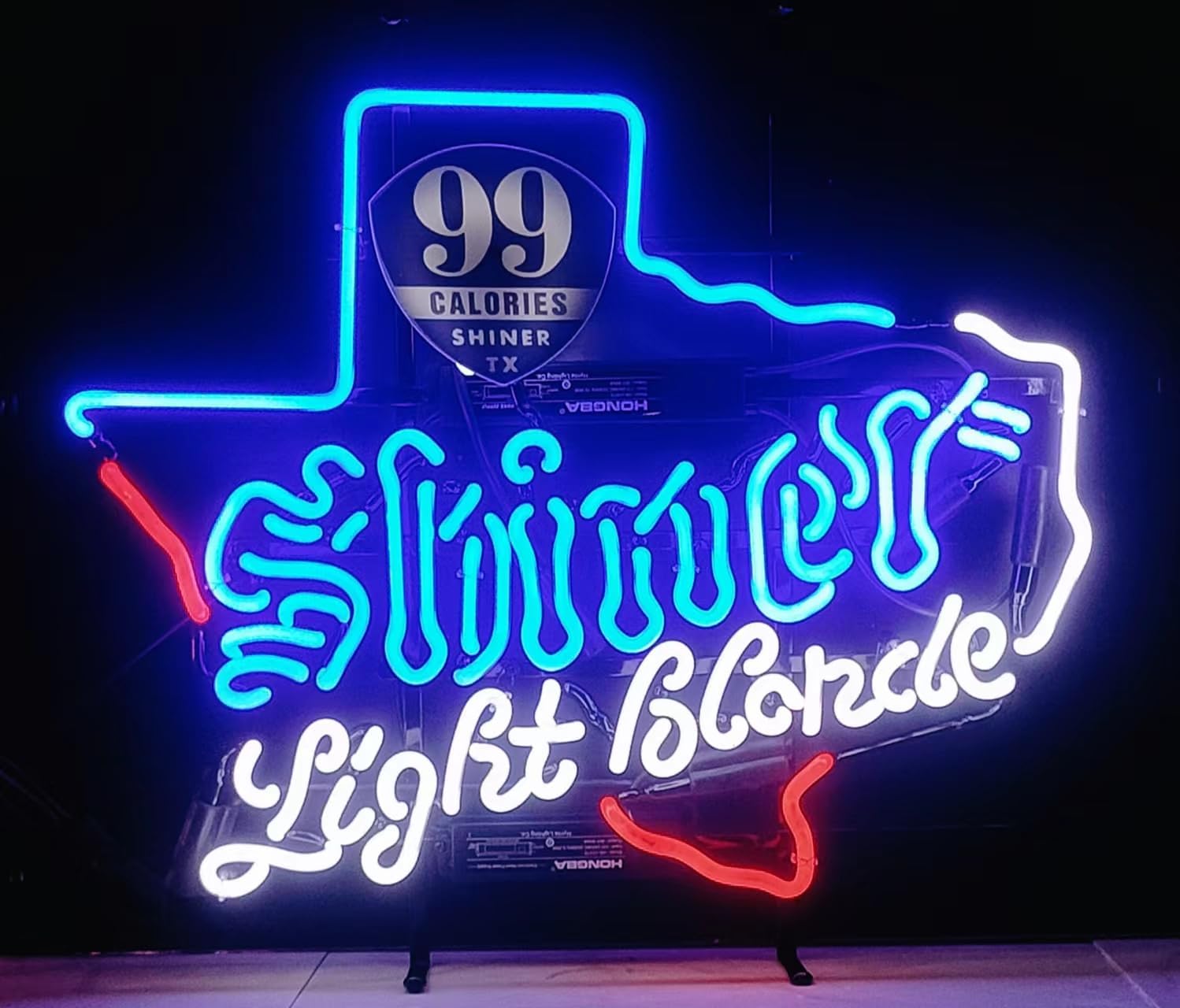 Amazon.com : Real Glass Neon Light Sign Shiner Blonde Tube Handmade ...