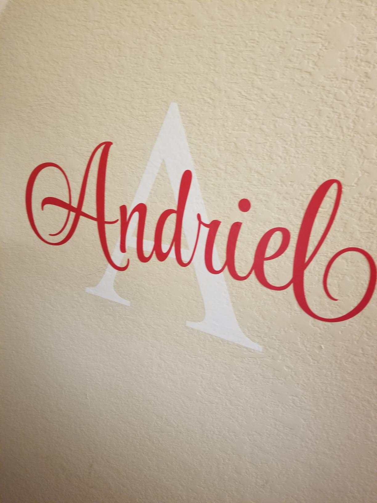 Amazon.com: Name Wall Decal Personalized Removable Wall Decals Surface ...