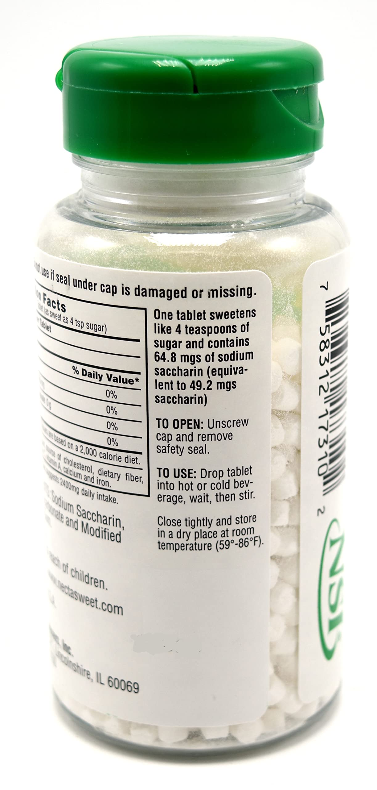 Snapklik.com : Necta Sweet Saccharin Tablets, 1 Grain, 1000 Tablet Bottle