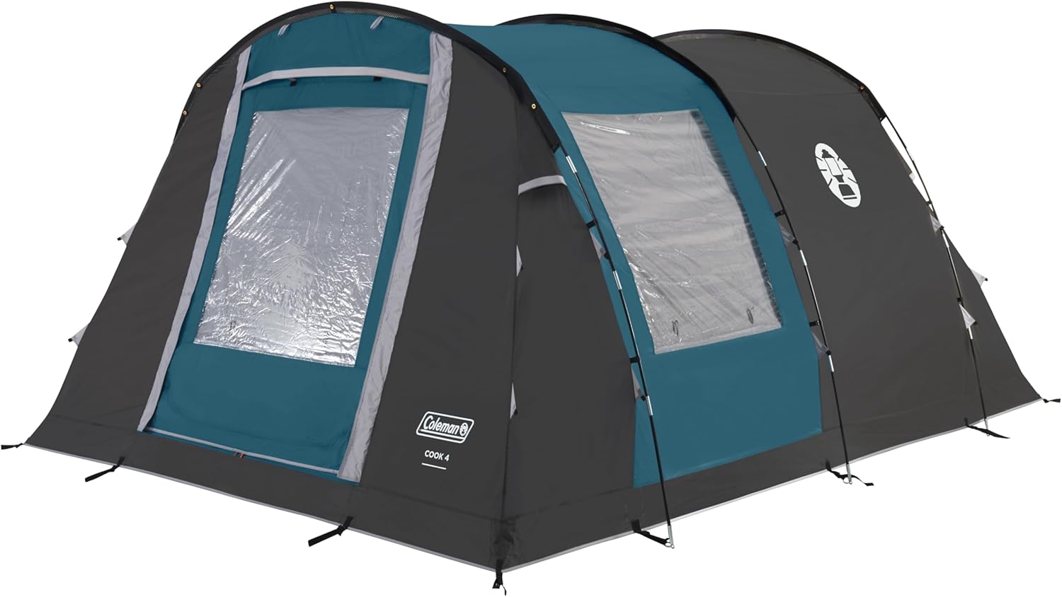 Coleman Cook 4 Family Tent | 4 Man Tunnel Tent with Separate Living And ...