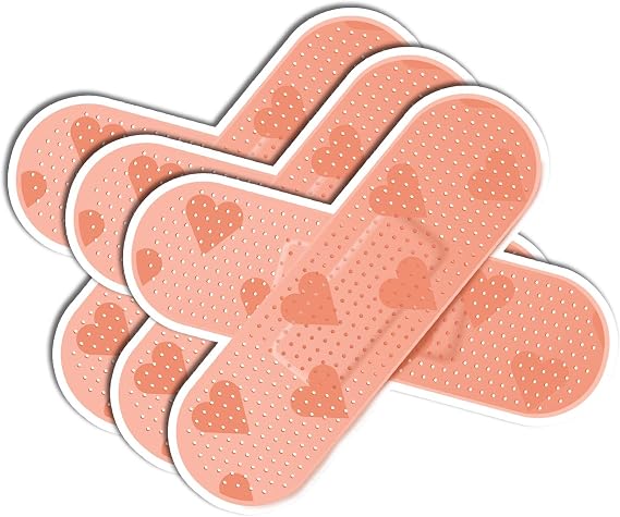 Amazon.com - 3PCS Car Bandage Sticker Funny Bumper Stickers to Cover ...