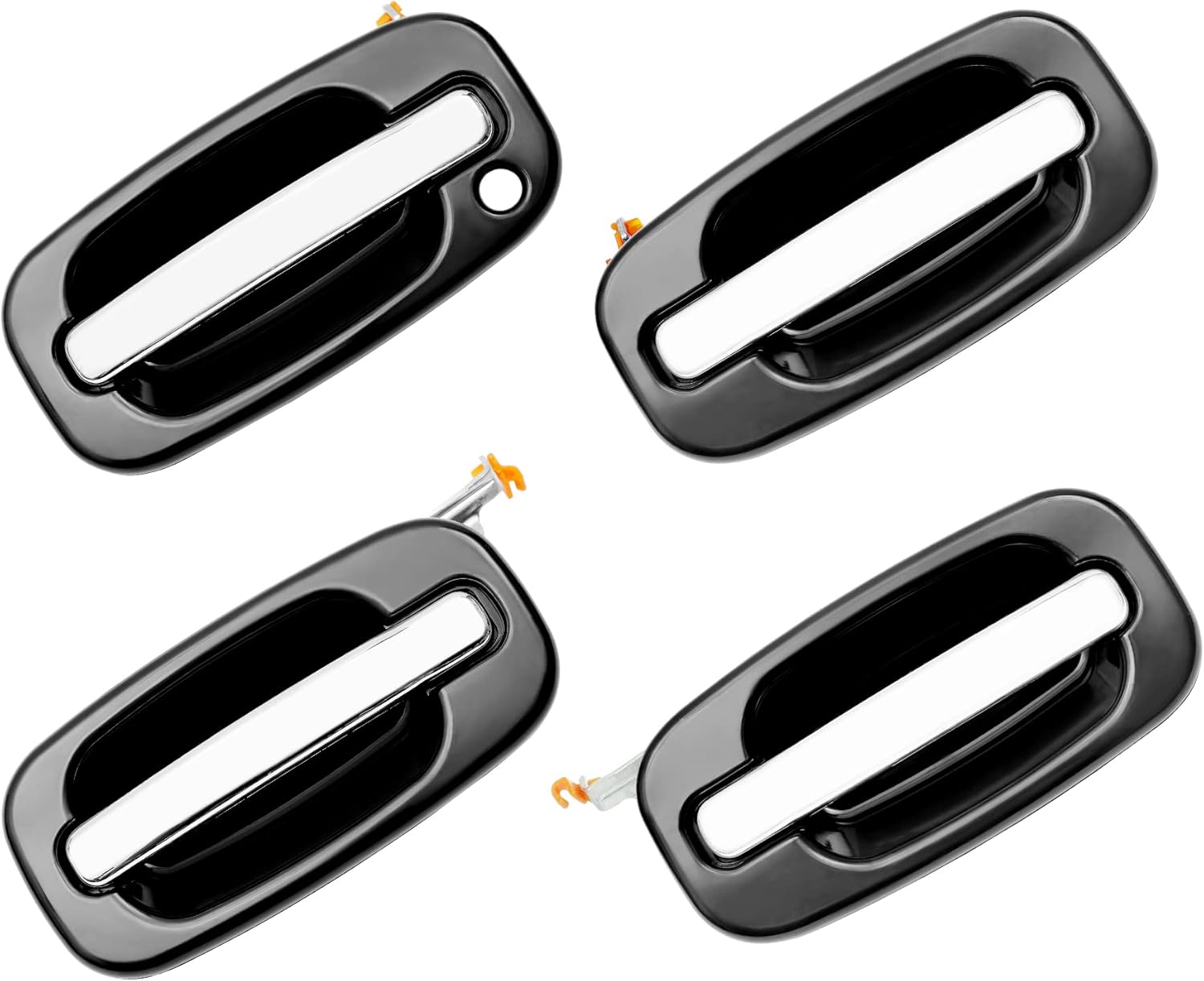 Exterior Door Handles Set, Compatible with 1999-2007 Chevy Silverado ...