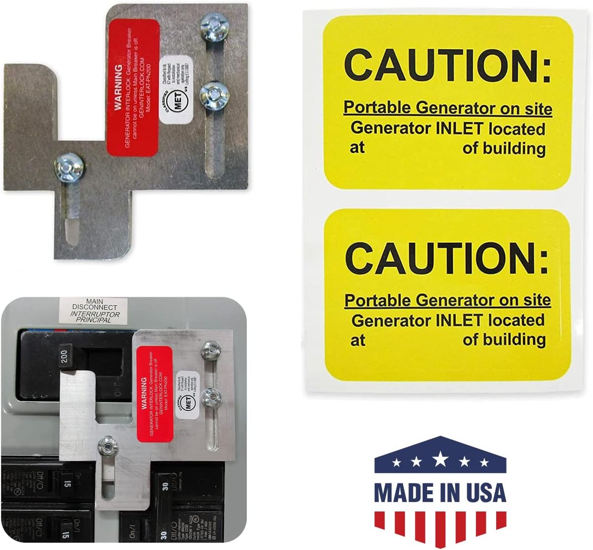 GenInterlock EAT-PN200 Cutler Hammer BR SERIES Panels Generator ...
