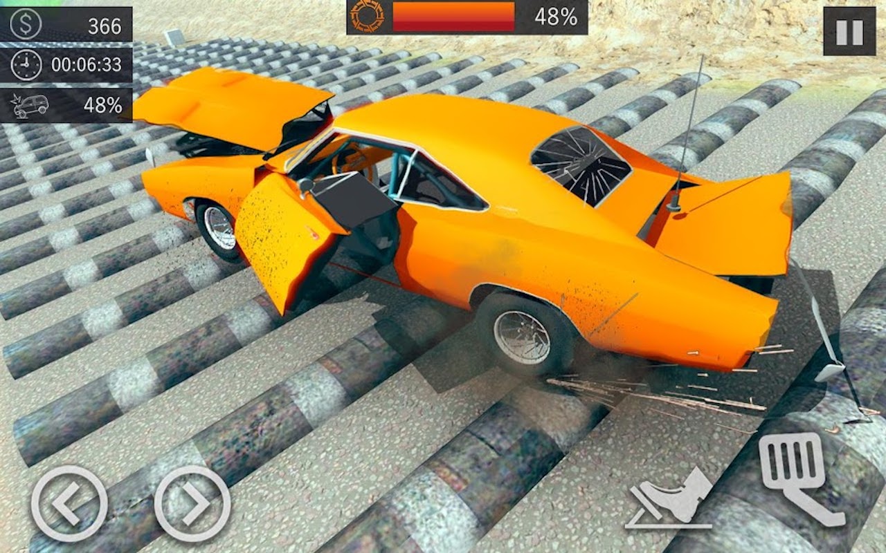 Crazy Speed Bumps Car Crash Simulator: Real Crashing Car Open World Games: Beam Drive Car ...