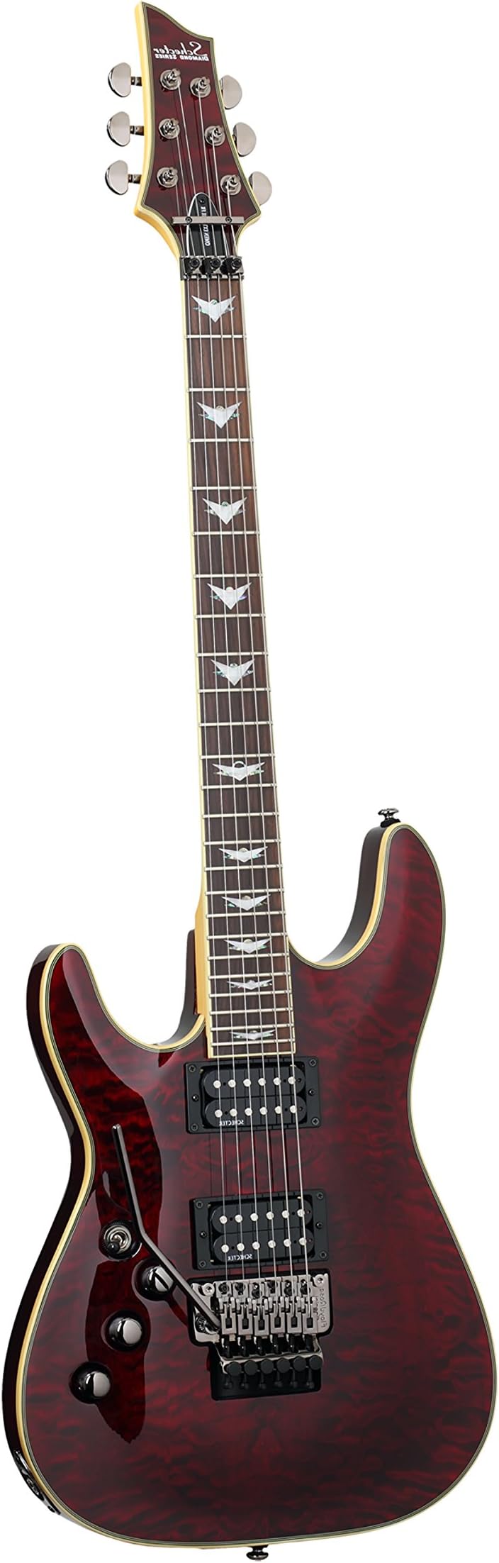 Amazon.com: Schecter Sunset-6 Extreme Electric Guitar - Scarlet Burst ...