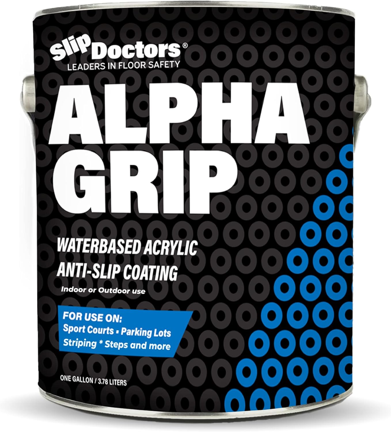 Alpha Grip Non-Slip Paint (Red) for Concrete & Asphalt – Non-Skid ...