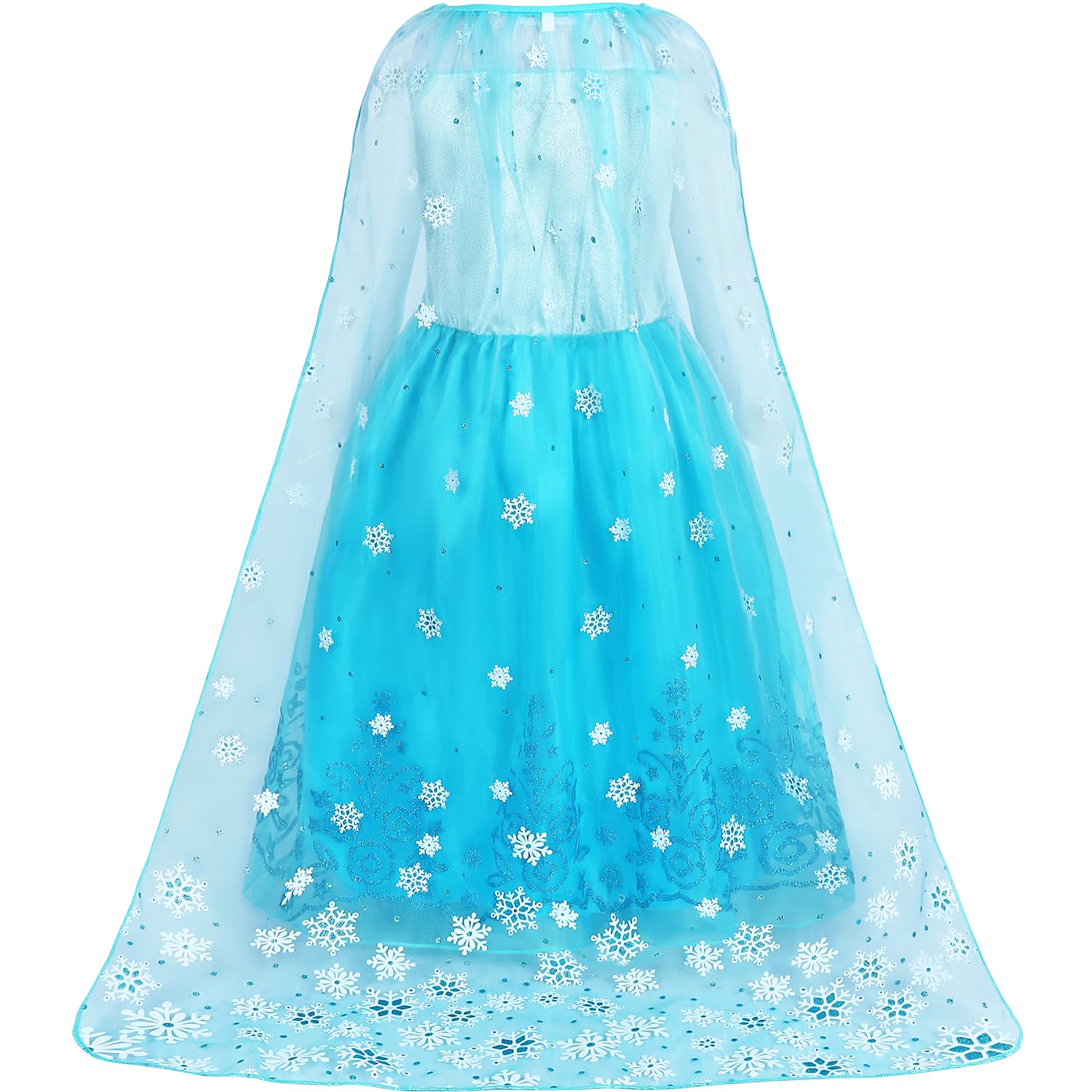 Snapklik.com : Aoiviss Princess Dress For Girls Blue Sequin Princess ...