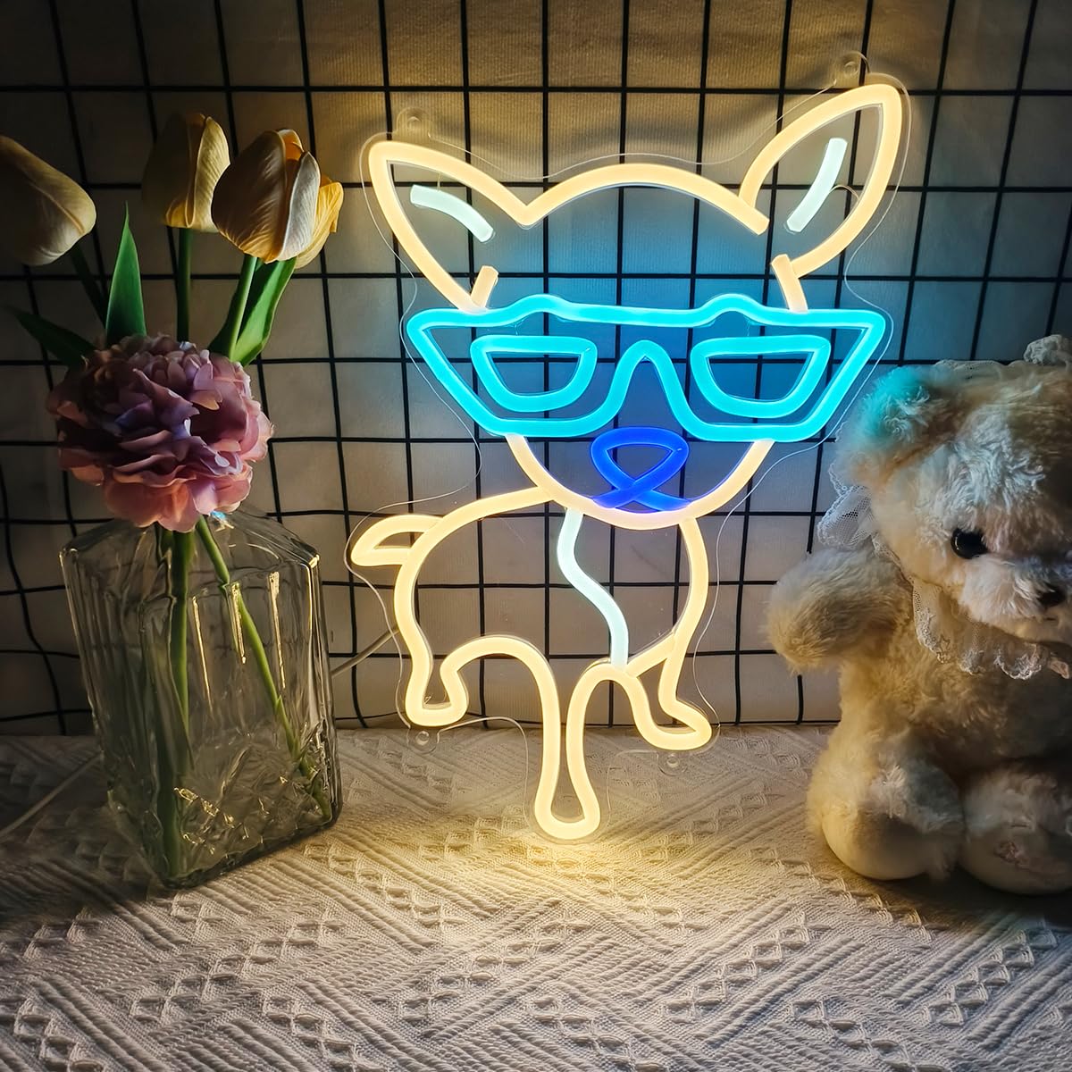 Amazon.com: Dog Neon Sign, Dog Neon Signs for Wall Decor, Dog LED Light ...