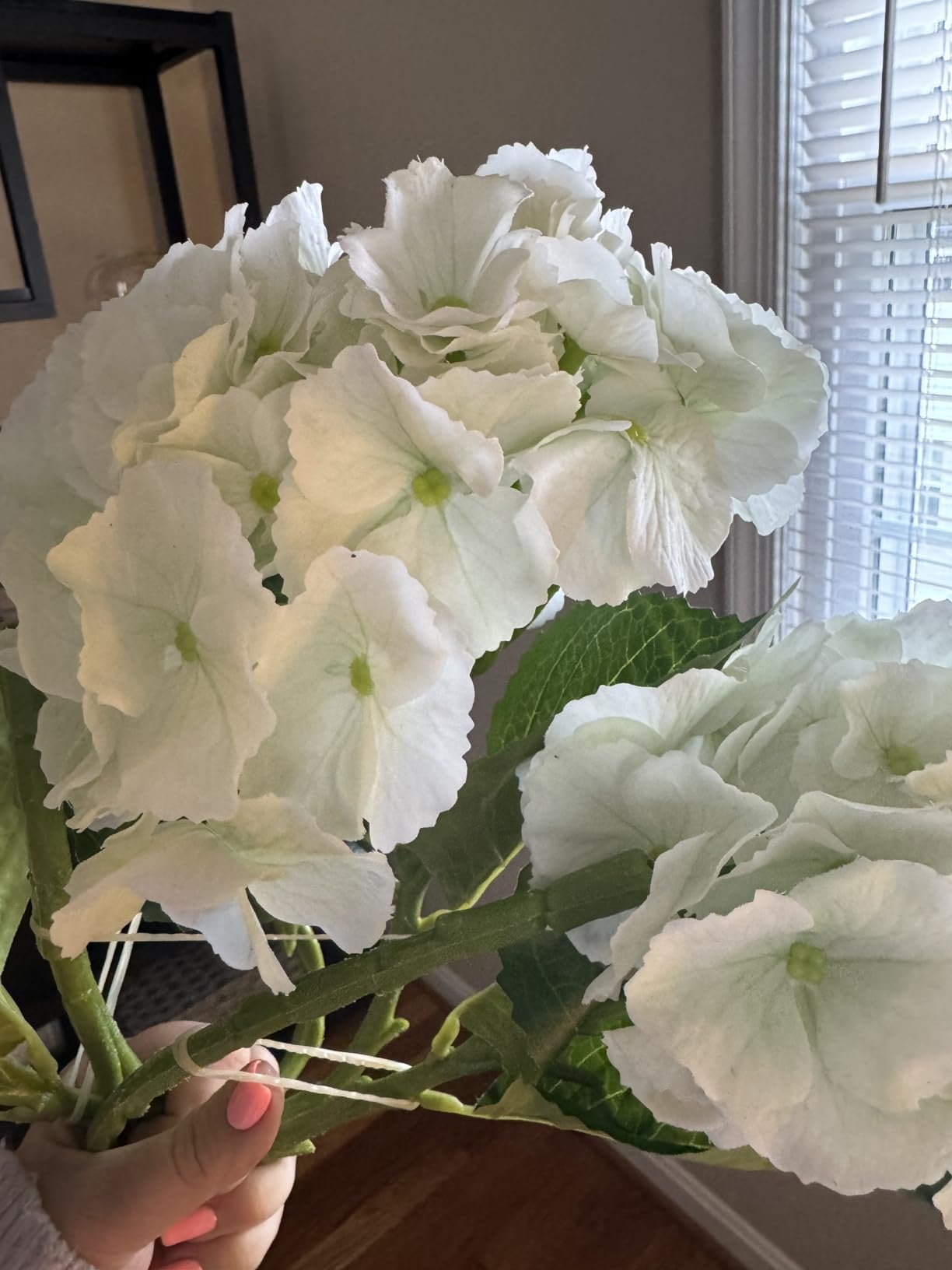 Amazon.com: 3Pcs 21” Hydrangea Artificial Flowers, Large Real Touch ...