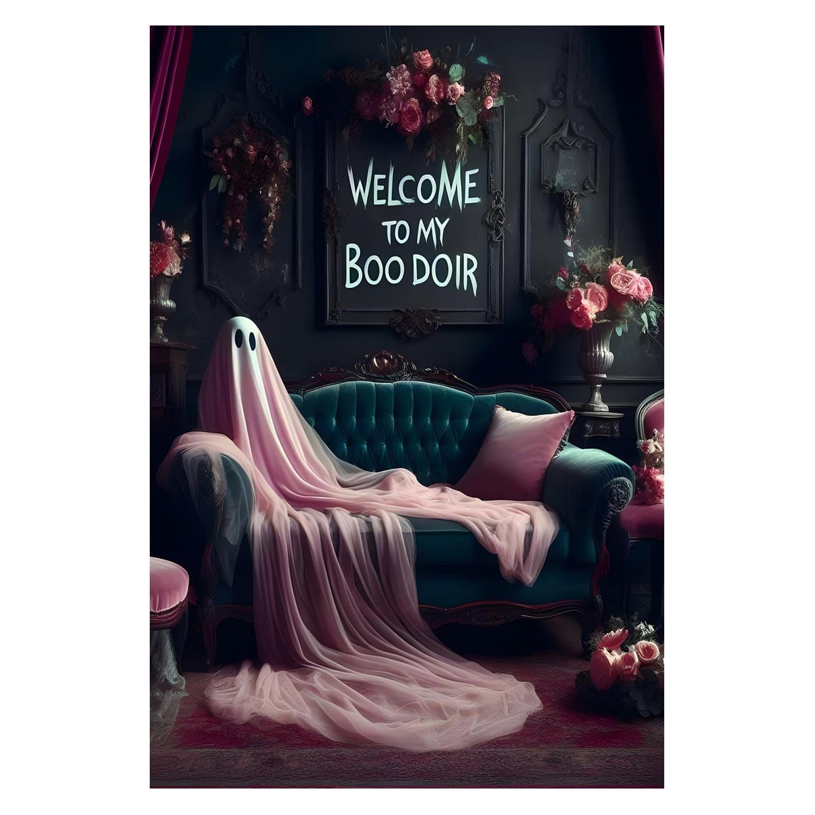 Amazon.com: Halloween Witch Poster Gothic Boudoir Decor Welcome To My ...