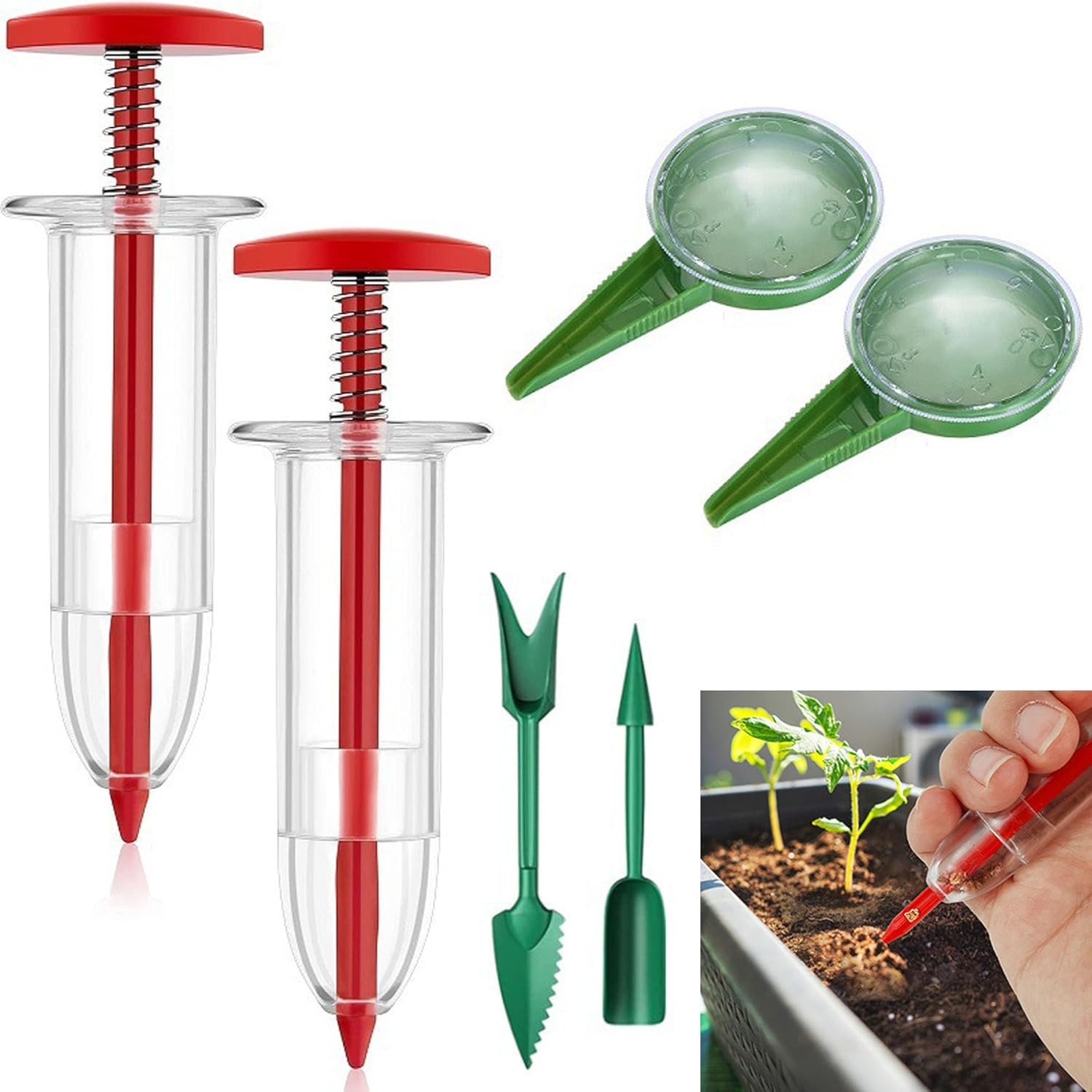 Amazon.com : UGpine 6PCS Mini Seeder,Mini Handheld Planter,Mini Sowing ...