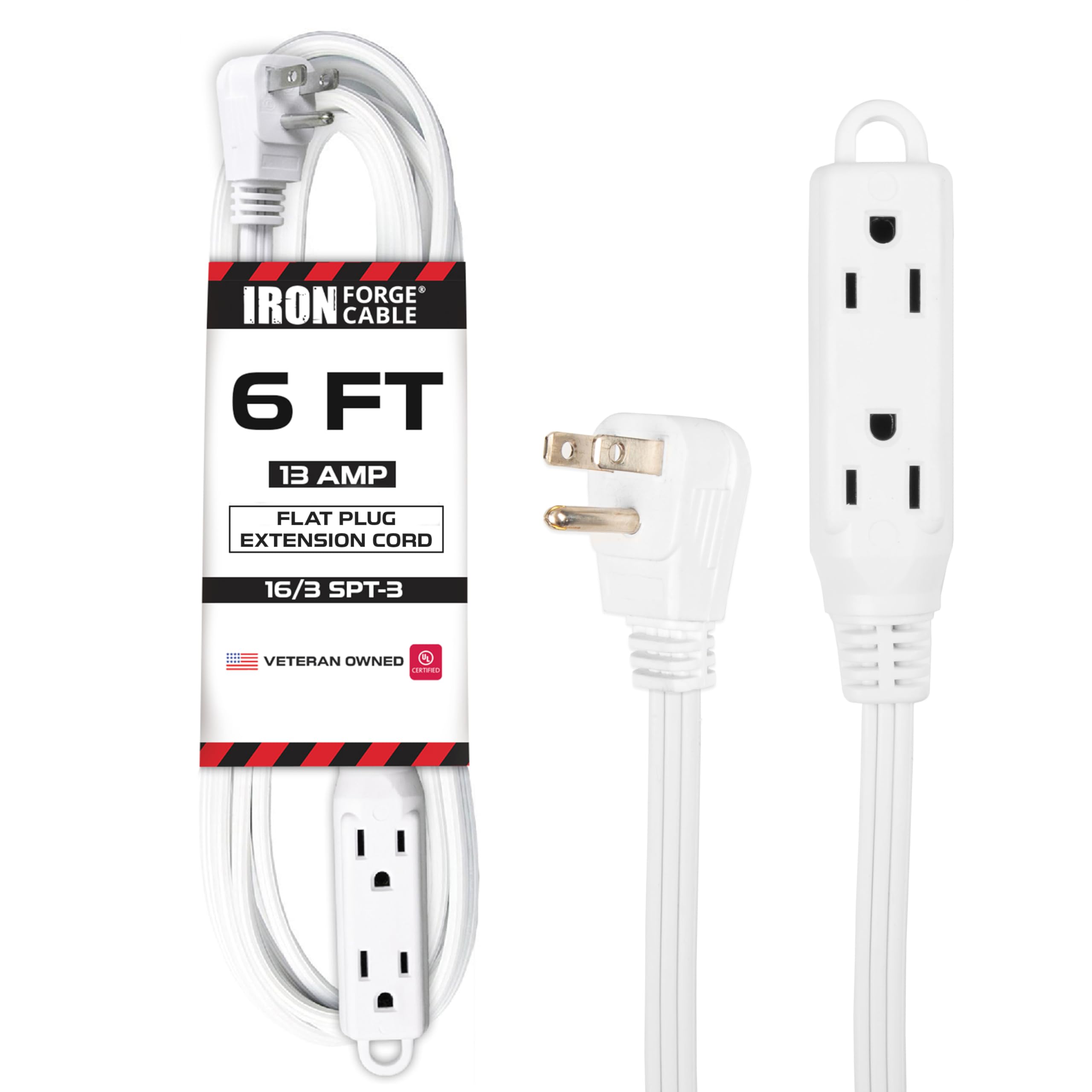 6 Foot Outdoor Extension Cord GE Outdoor Extension Cord, Long Heavy