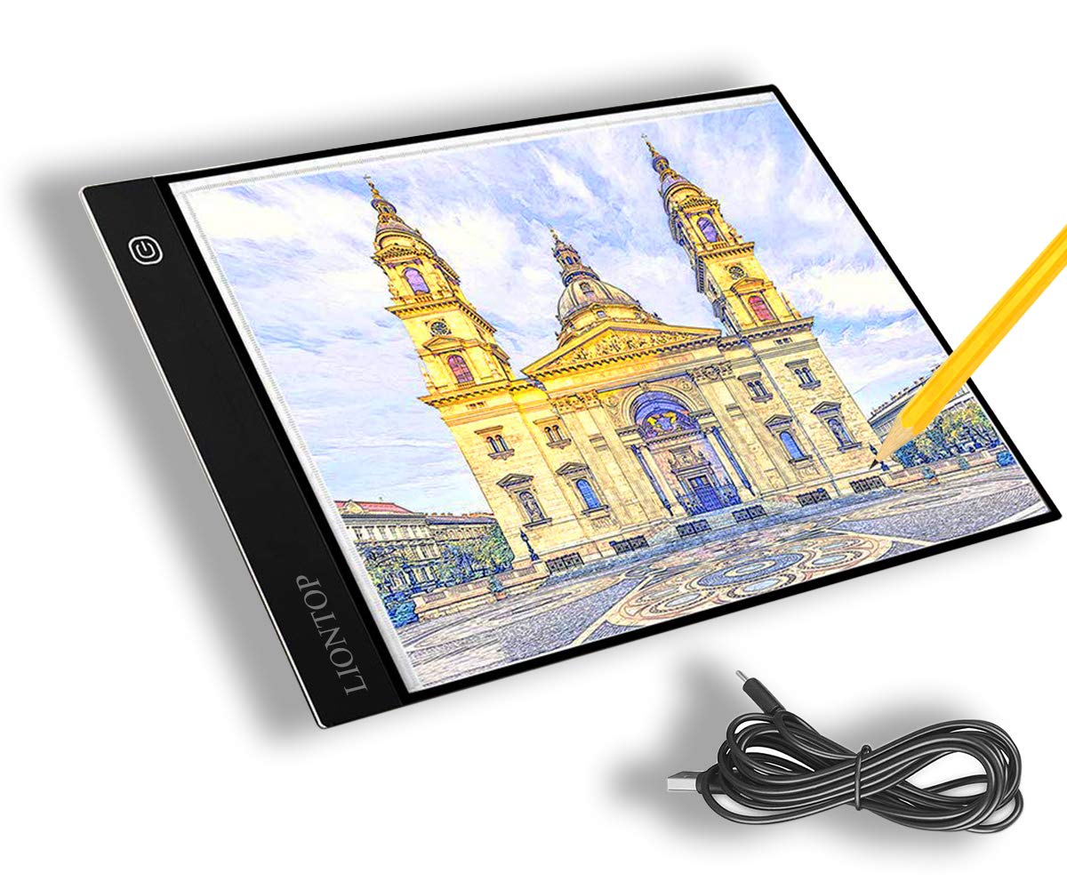 Buy Tracing Light Box A4 Ultra-Thin Portable Tracer with USB Power ...