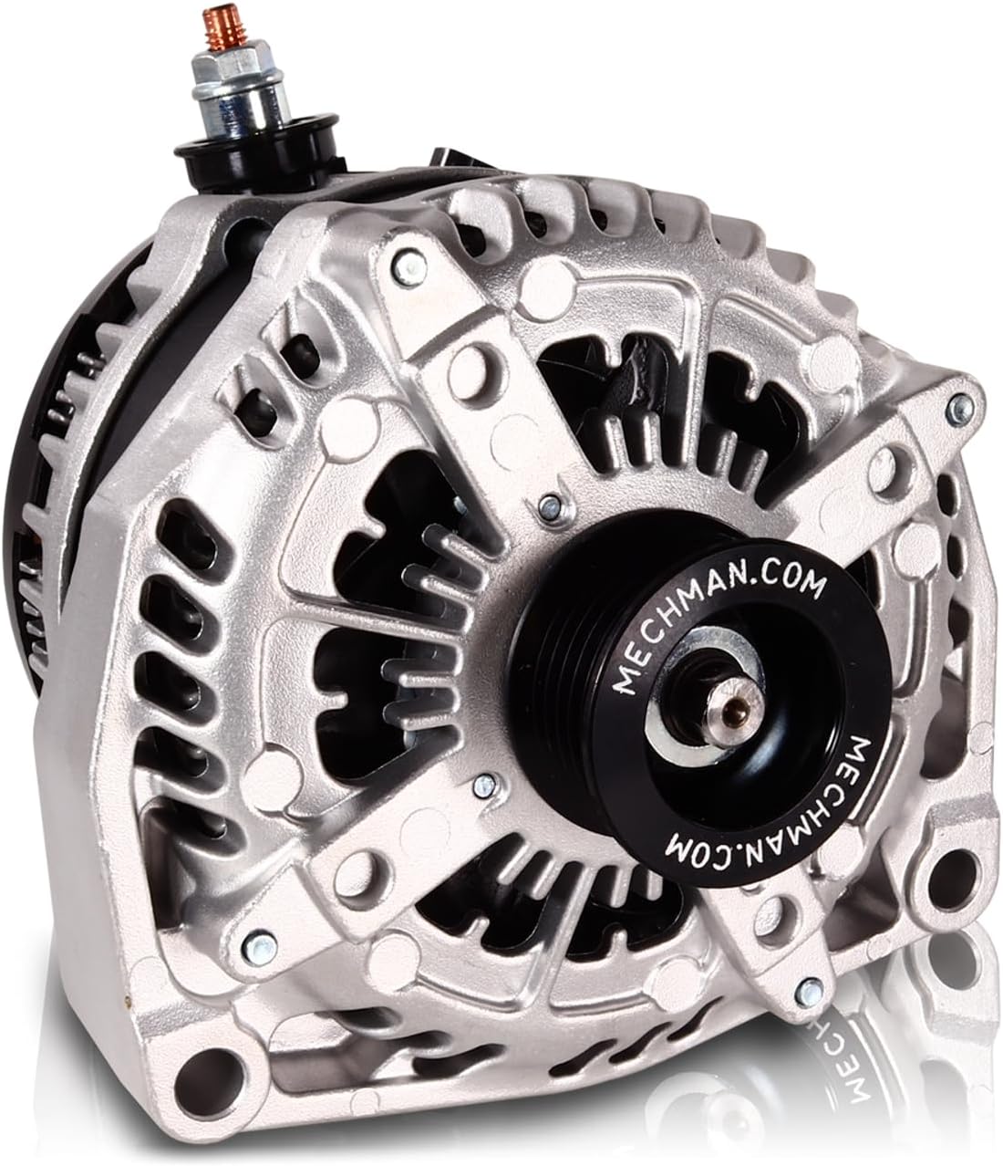 Amazon.com: Mechman Alternators 400 Amp Black Billet 96-04 GM Truck/SUV ...
