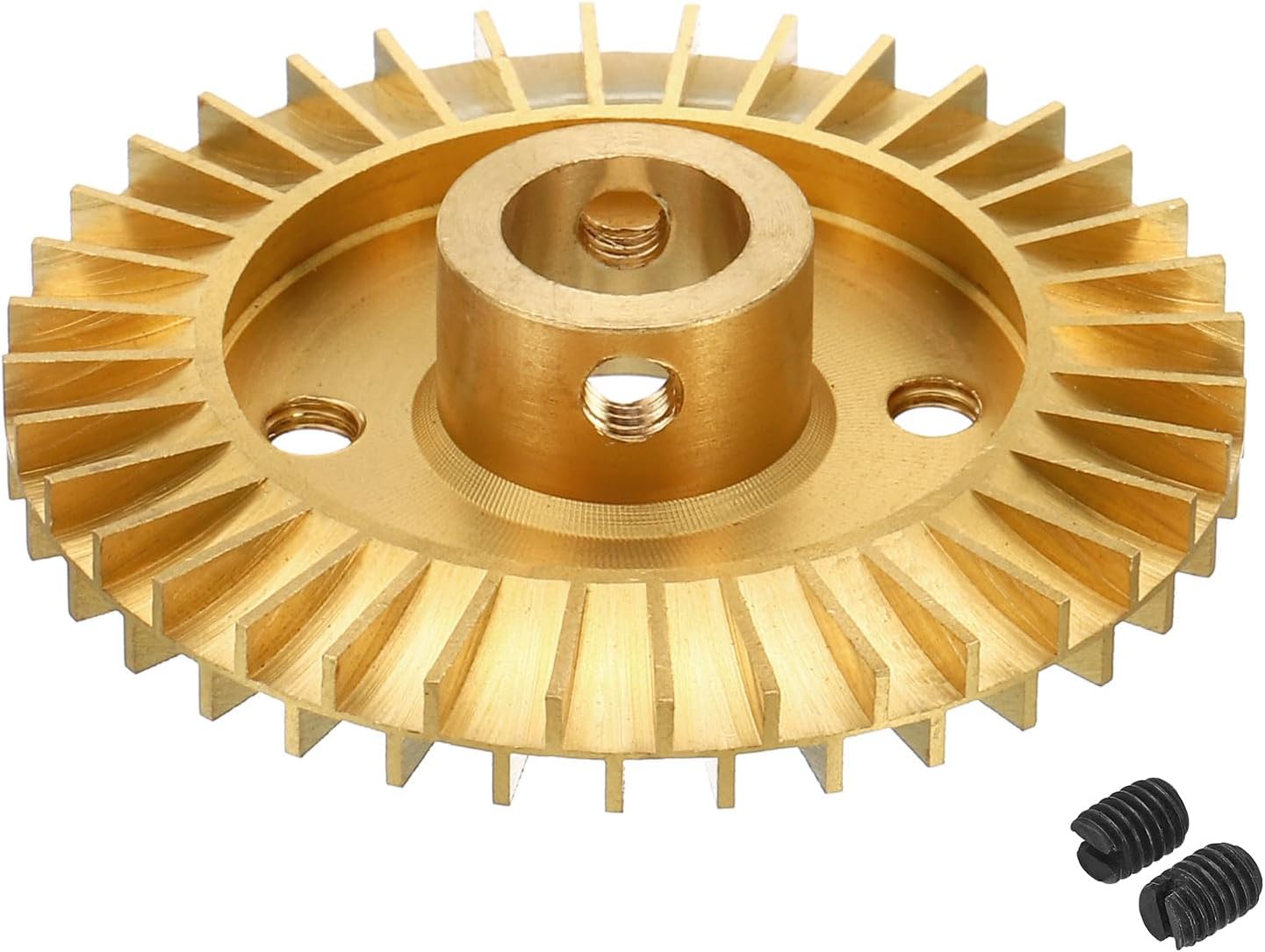 PATIKIL 60 x 12mm Water Pump Impeller, Double Side Impeller with Screws ...