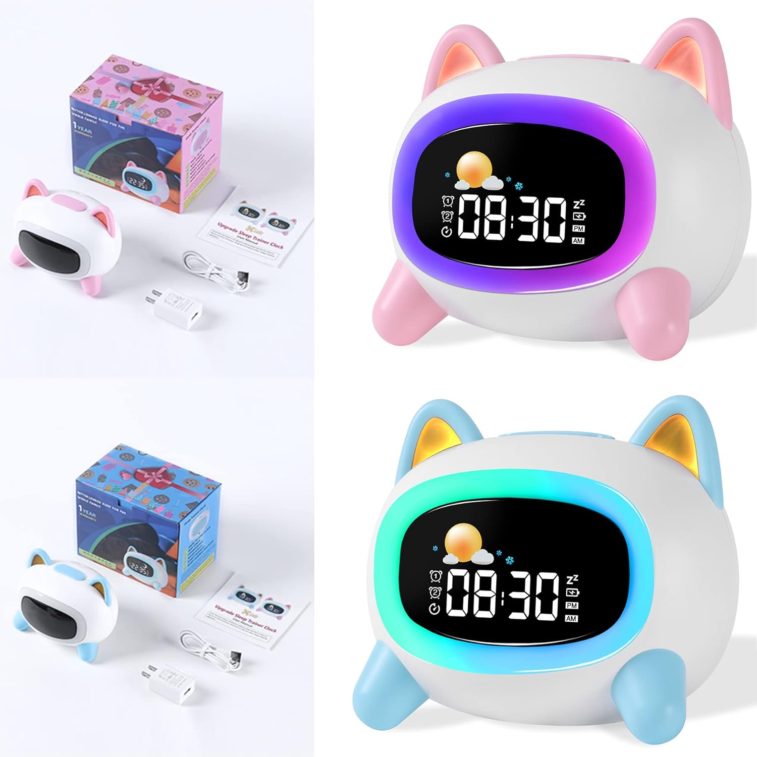 Amazon.com: JokiRydo Kids Alarm Clock for Girls and Boys OK to Wake ...