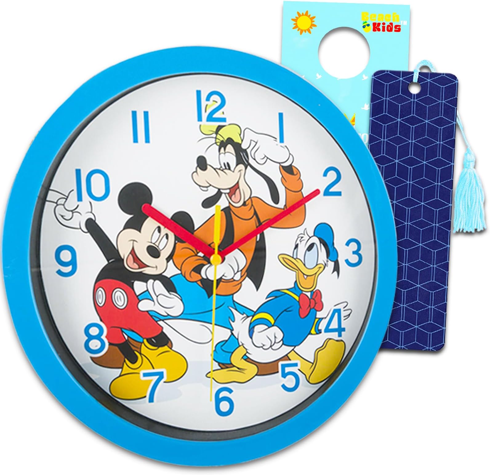 Amazon.com: Vandor Disney Mickey & Minnie Mouse Shaped Deco Wall Clock ...