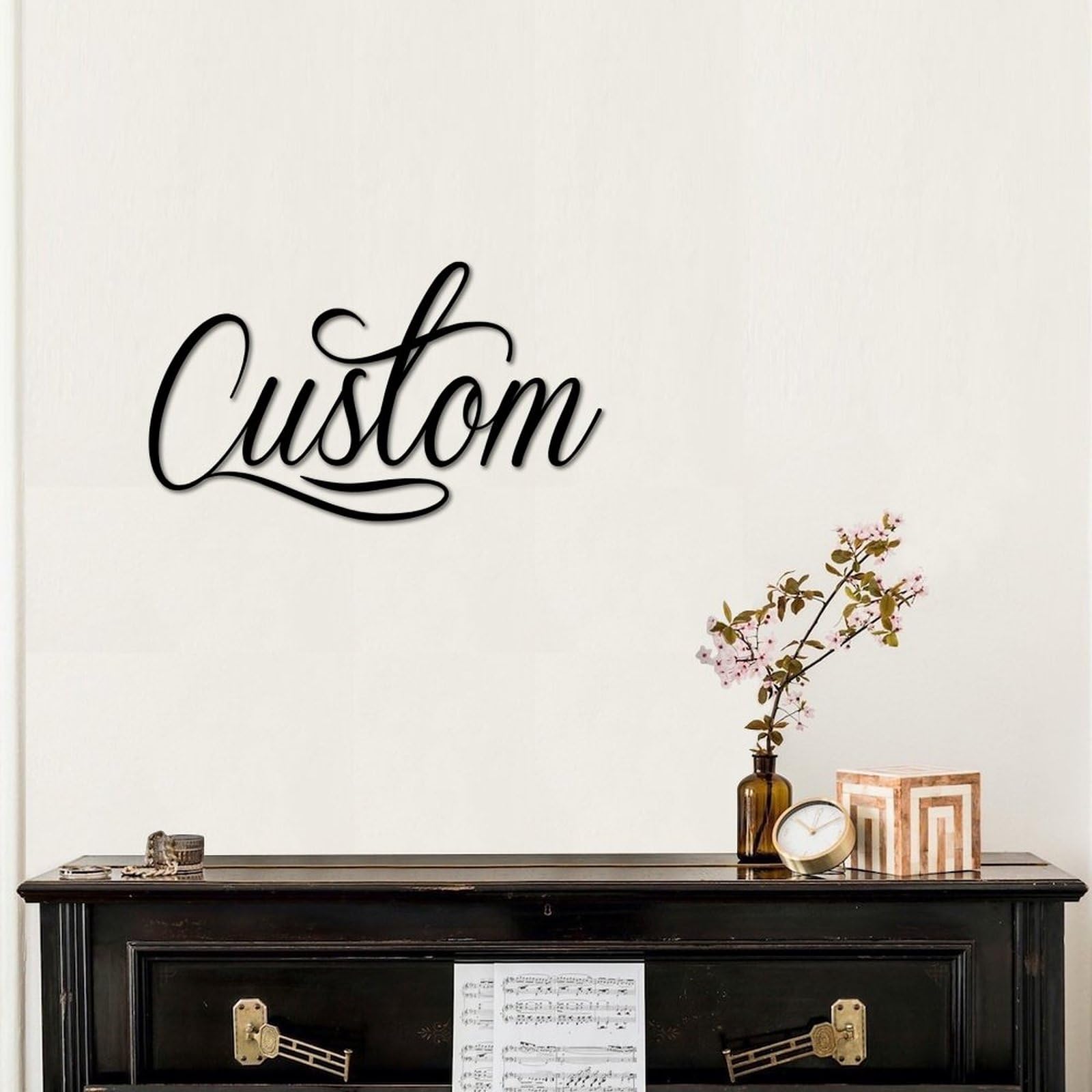 Monogram Wall Quotes Belvedere Designs: Vinyl Monogram Key Hook