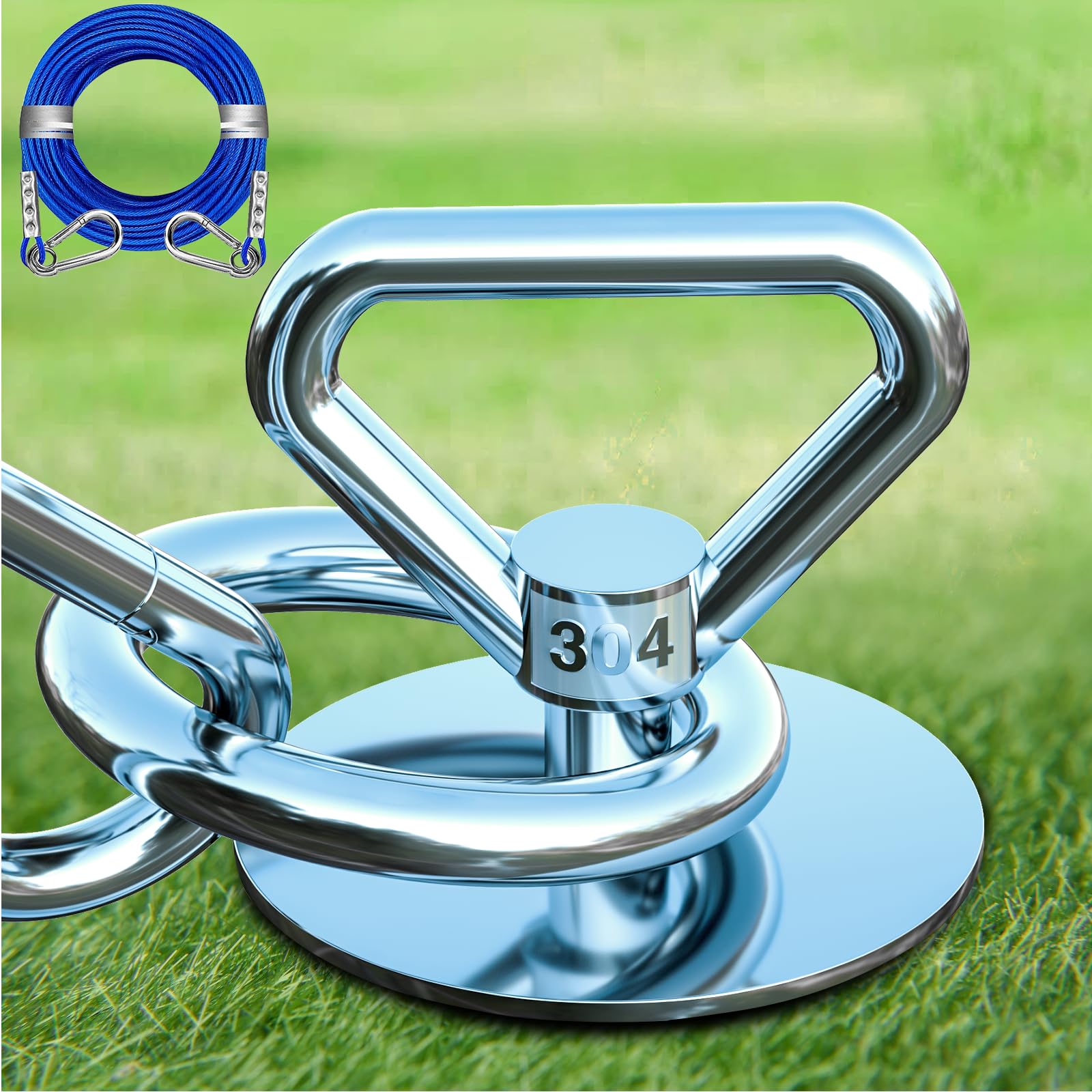 Amazon.com : Dog Tie Out Cable and Stake,360° Swivel Dog Run Anchor ...