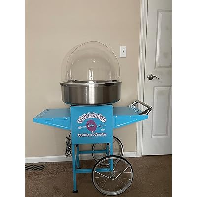Buy Cotton Candy Machine – Flufftastic 1000W Floss Maker with Cart, 13 ...